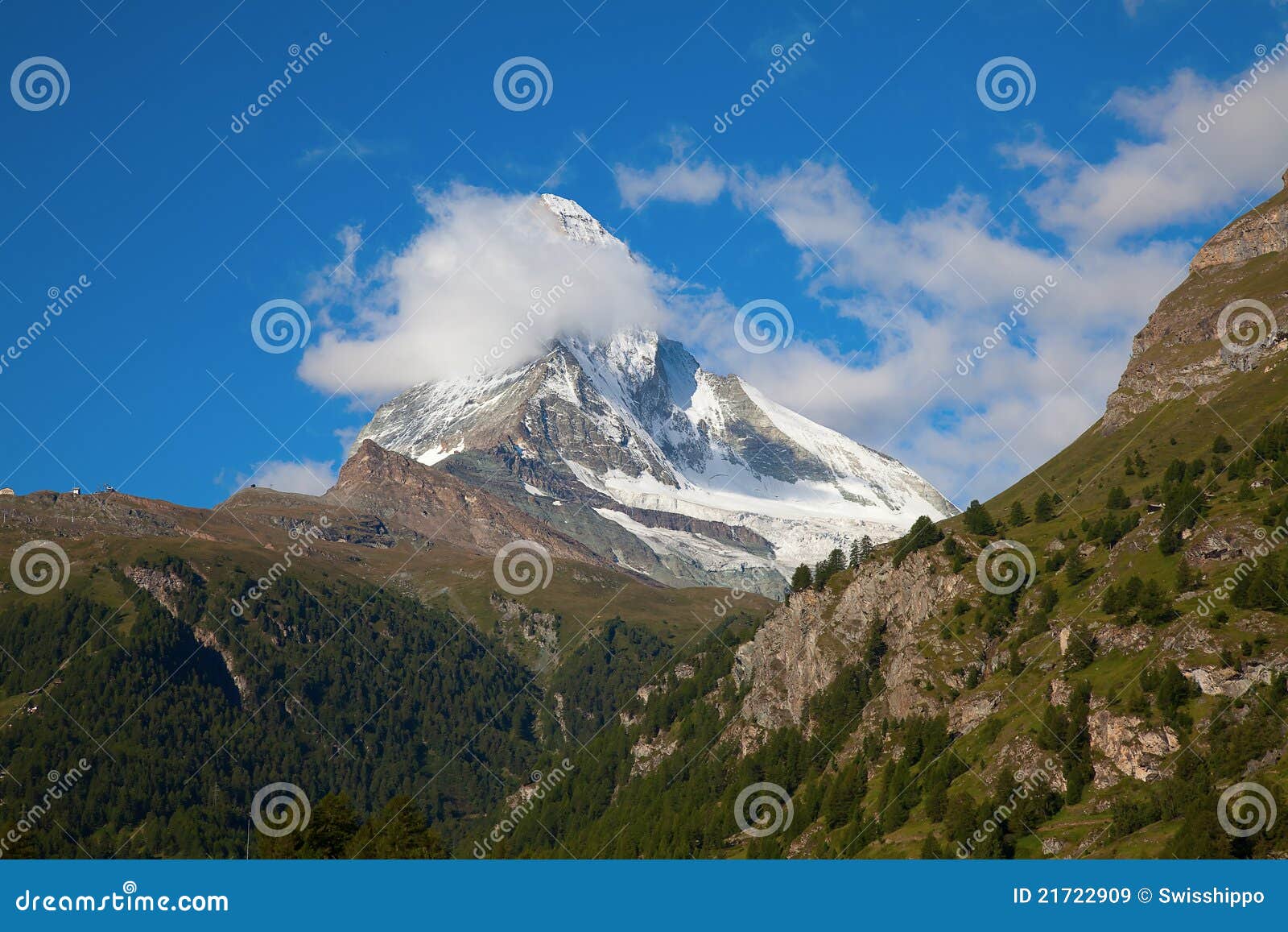 Matterhorn stock image. Image of peak, serenity, european - 21722909