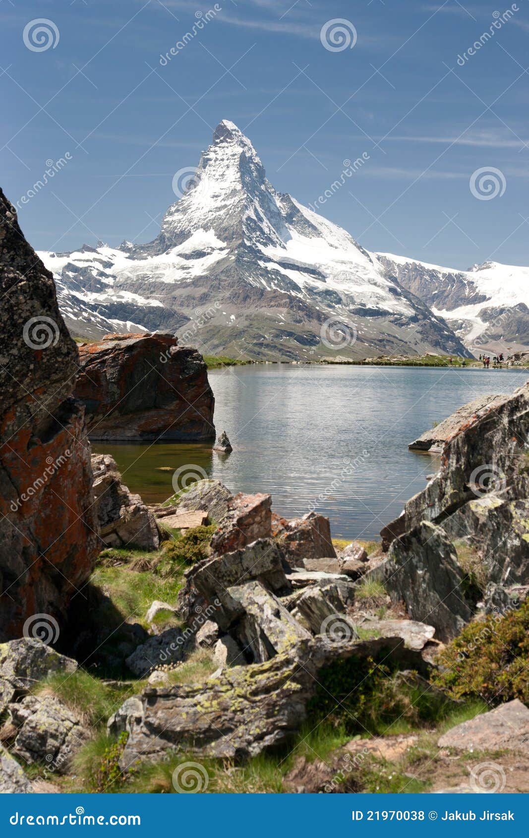 Matterhorn in Alps, Switzerland Stock Photo - Image of clouds, alpen ...