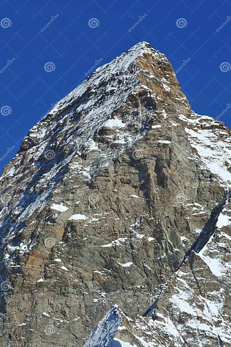 The Matterhorn and the Hornli Ridge Stock Photo - Image of dusk, climb ...