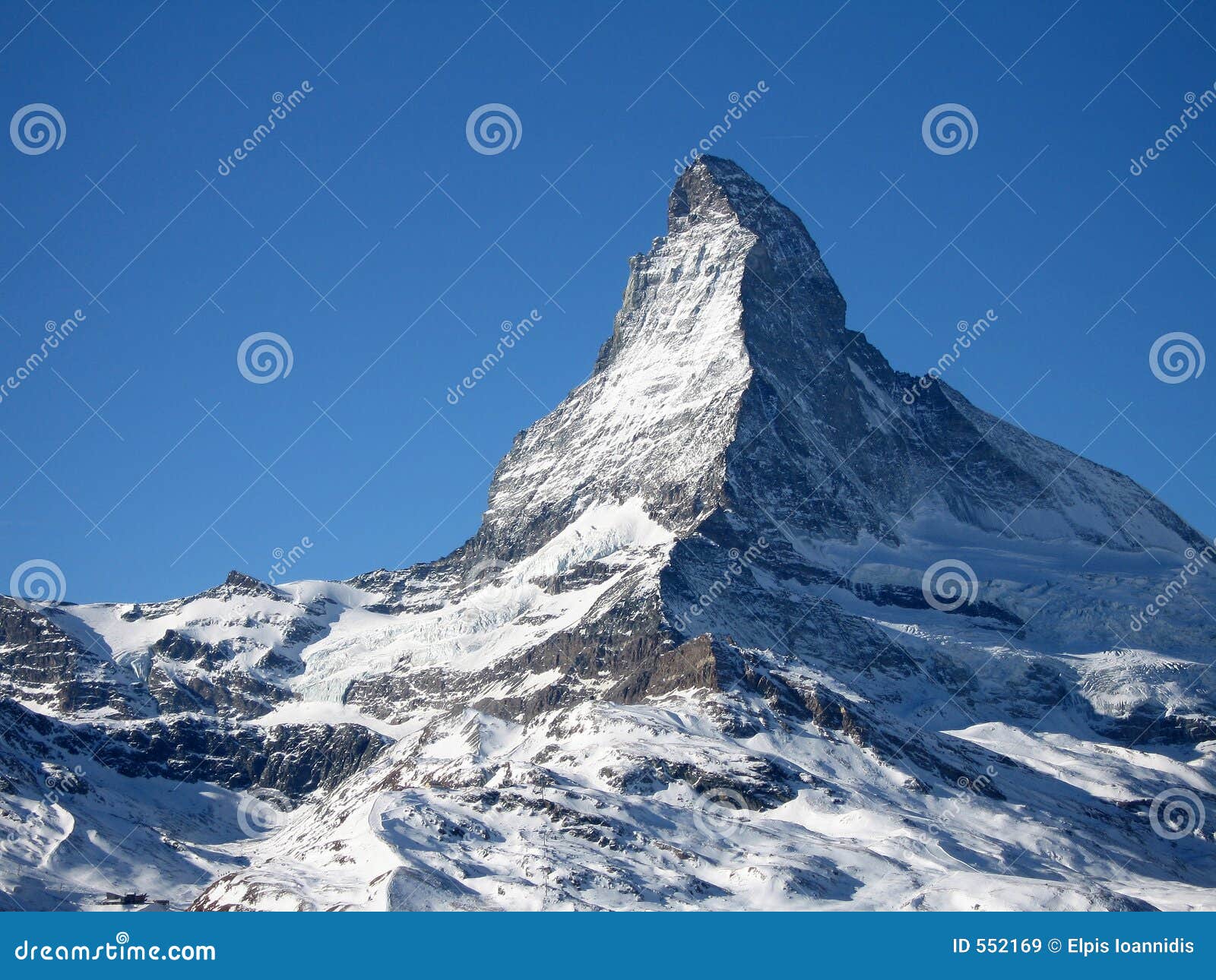 The Matterhorn summit stock image. Image of holiday, europe - 552169