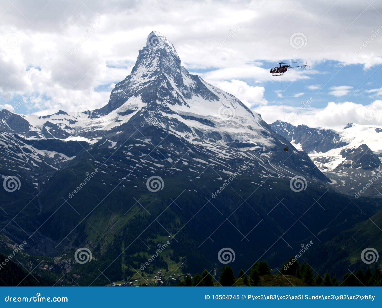 Matterhorn, Zermatt stock image. Image of recreation - 10504745
