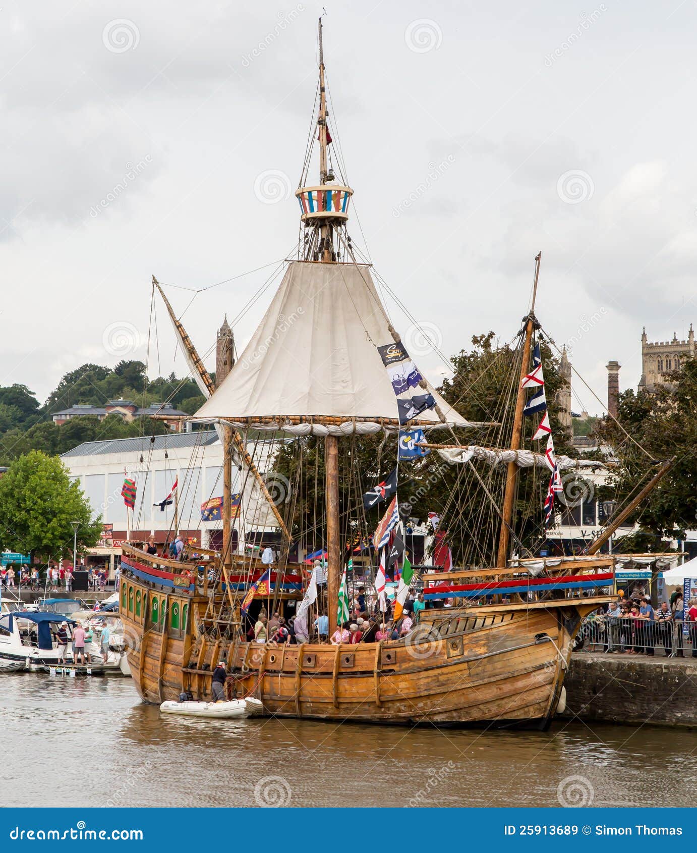 The Matthew Wooden Ship Is A Replica Of A Caravel Sailed By John Cabot ...