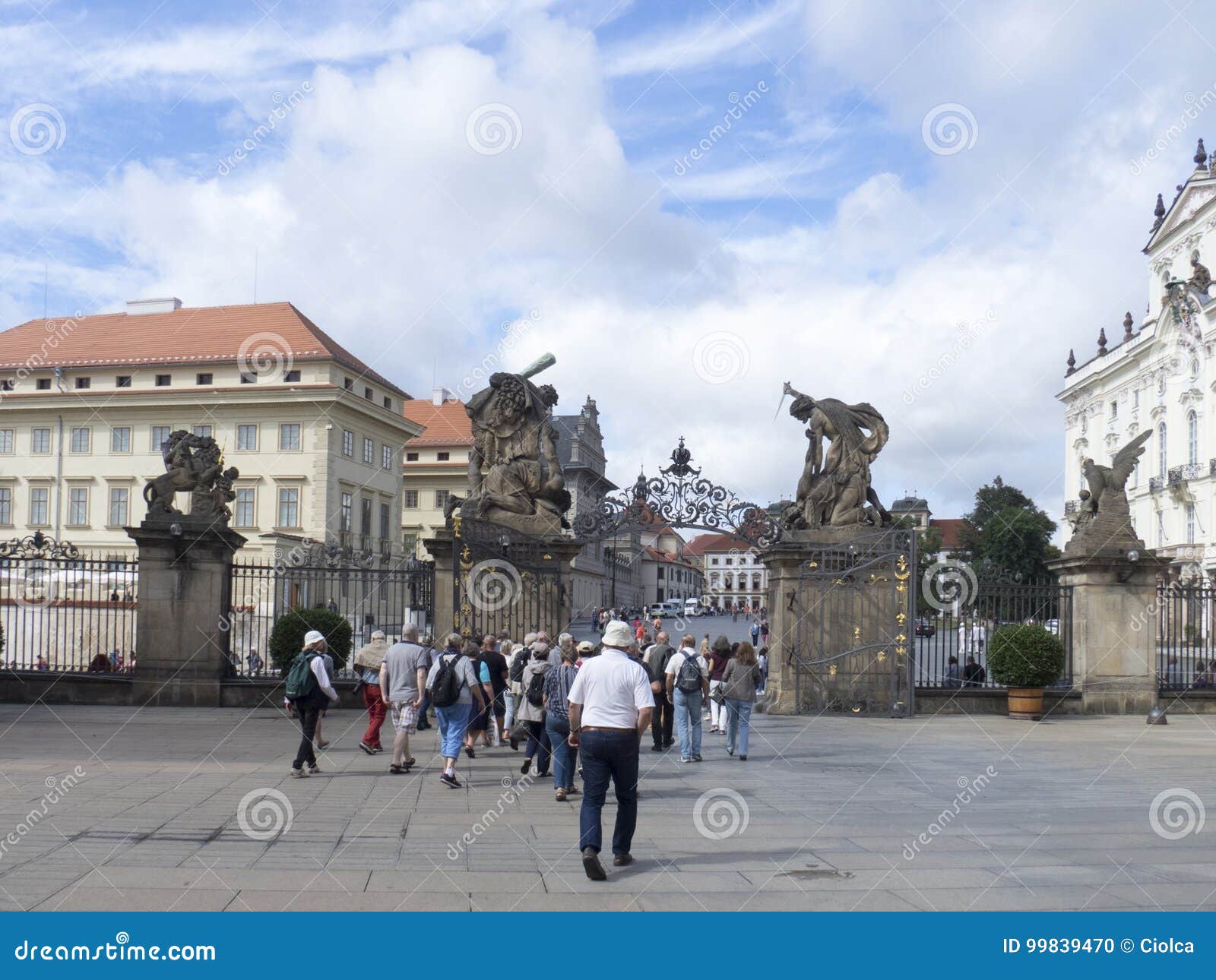 Matthias Gate at the Castle of Prague Editorial Image - Image of ...