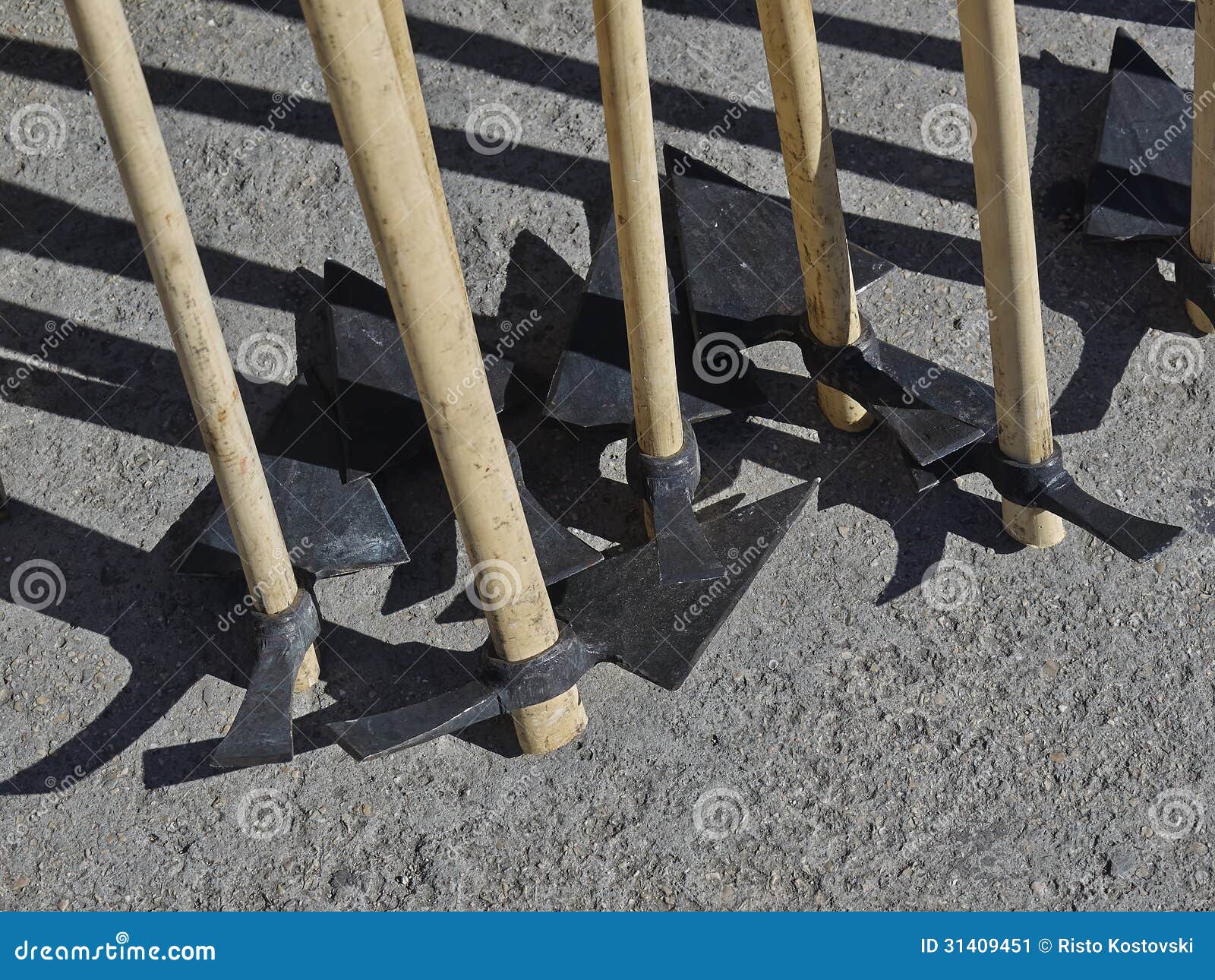 Mattocks stock image. Image of work, ground, black, blade - 31409451