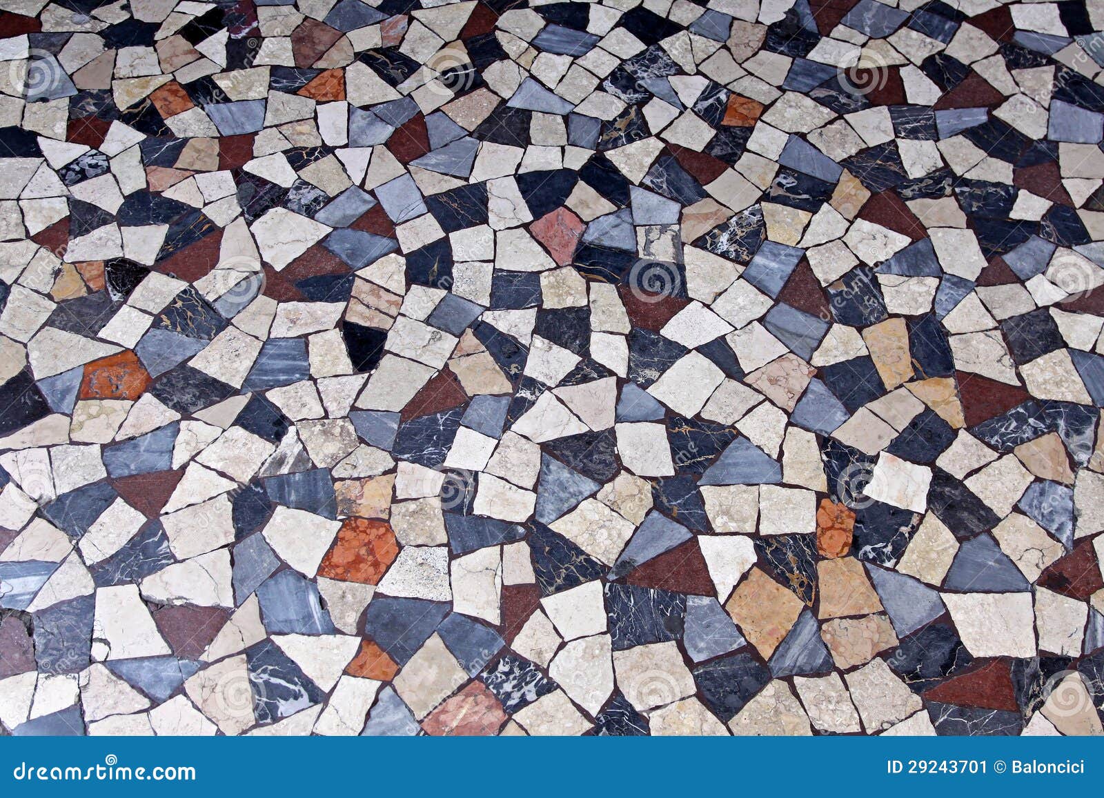 Mattonelle Di Mosaico Di Terrazzo Immagine Stock - Immagine di classico ...