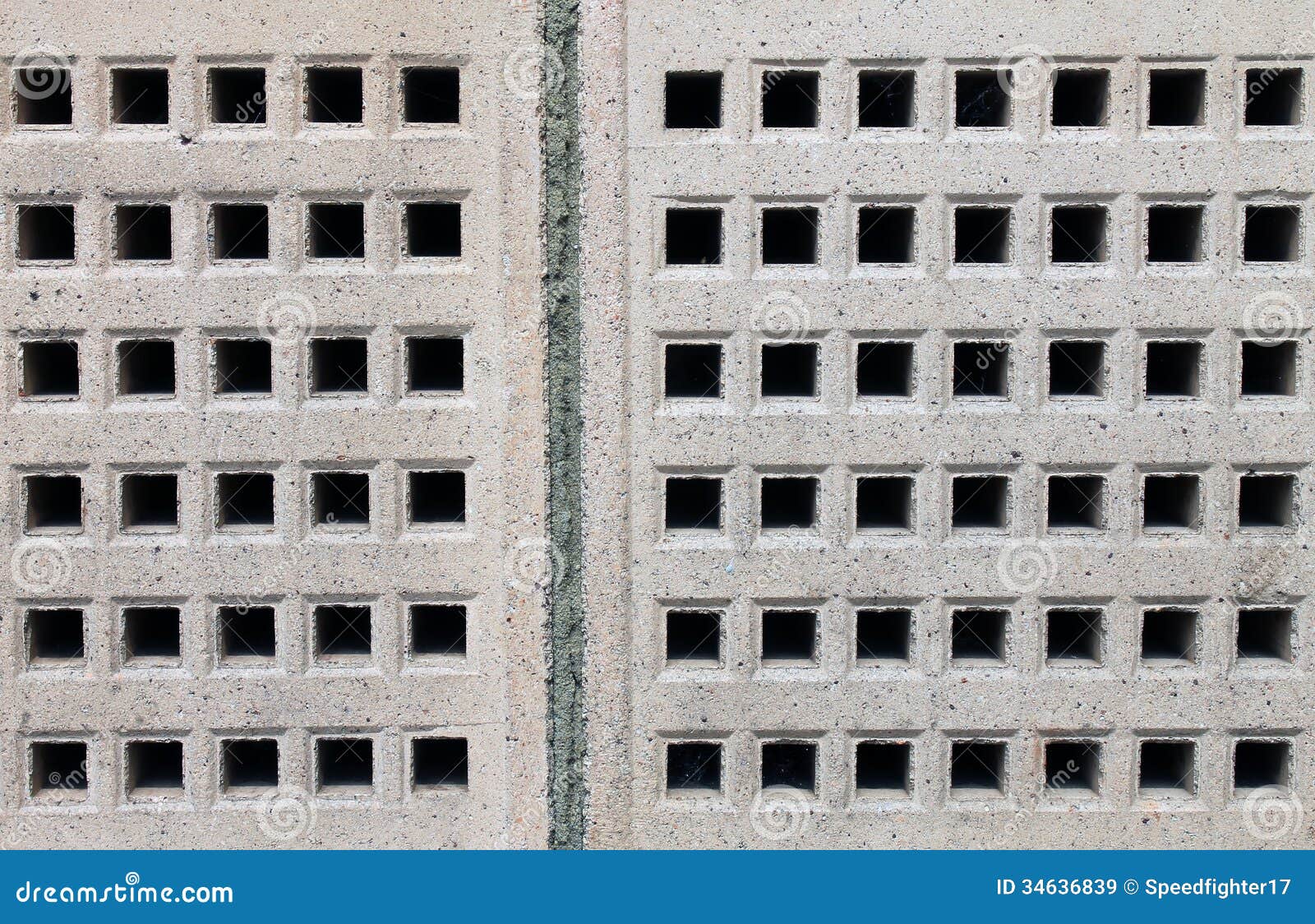 Mattoni forati immagine stock. Immagine di costruzione - 34636839