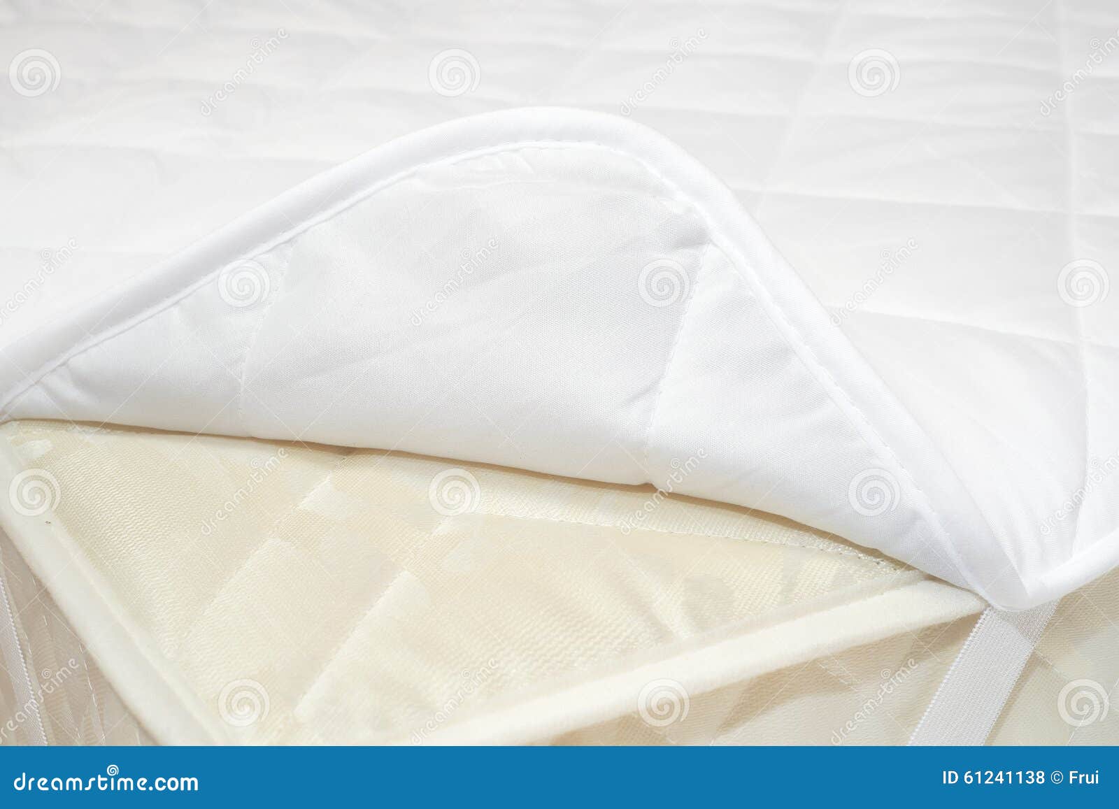 Mattress and bed cover stock photo. Image of springy - 61241138