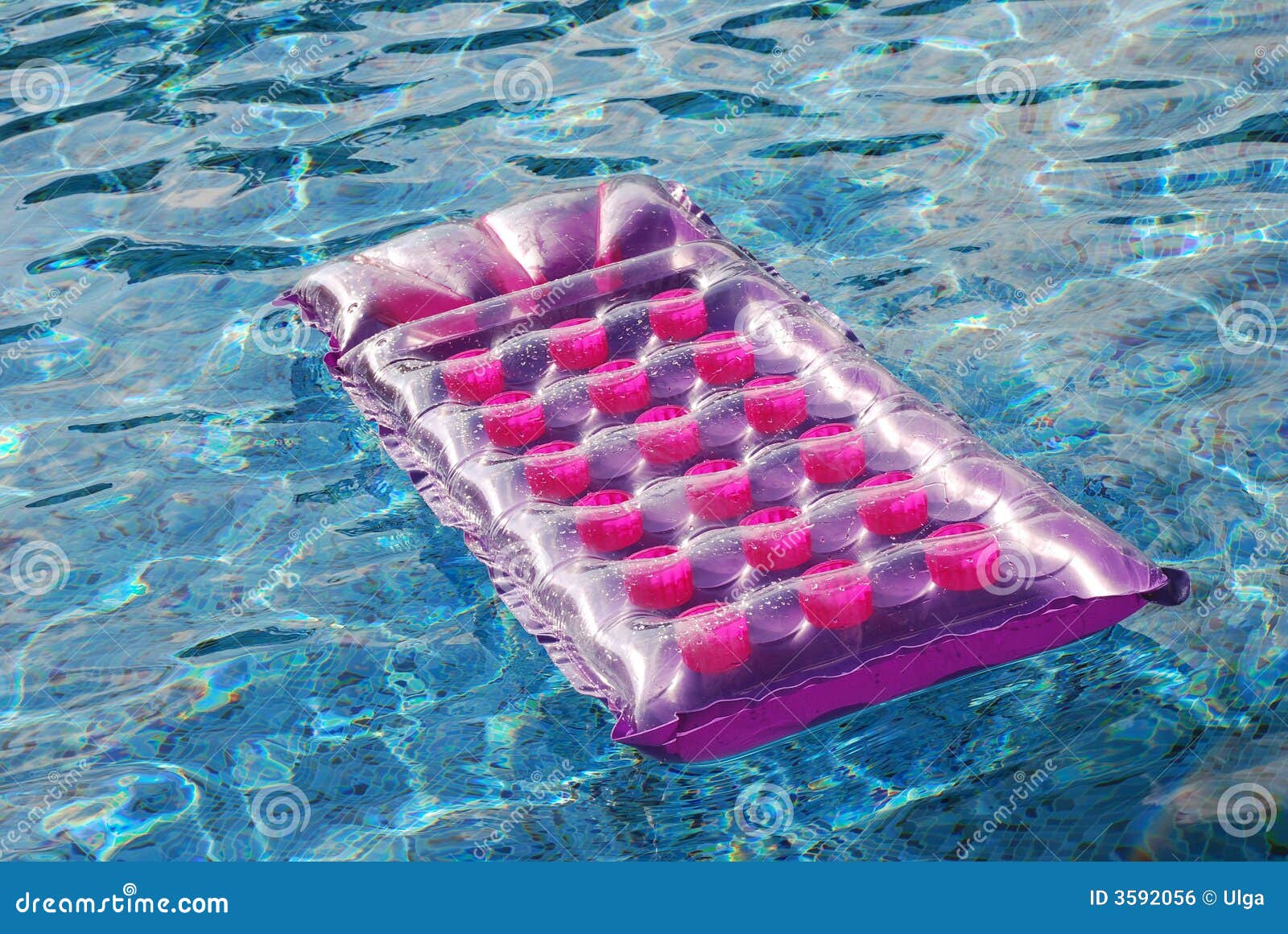 Mattress in pool stock photo. Image of holiday, heat, float - 3592056