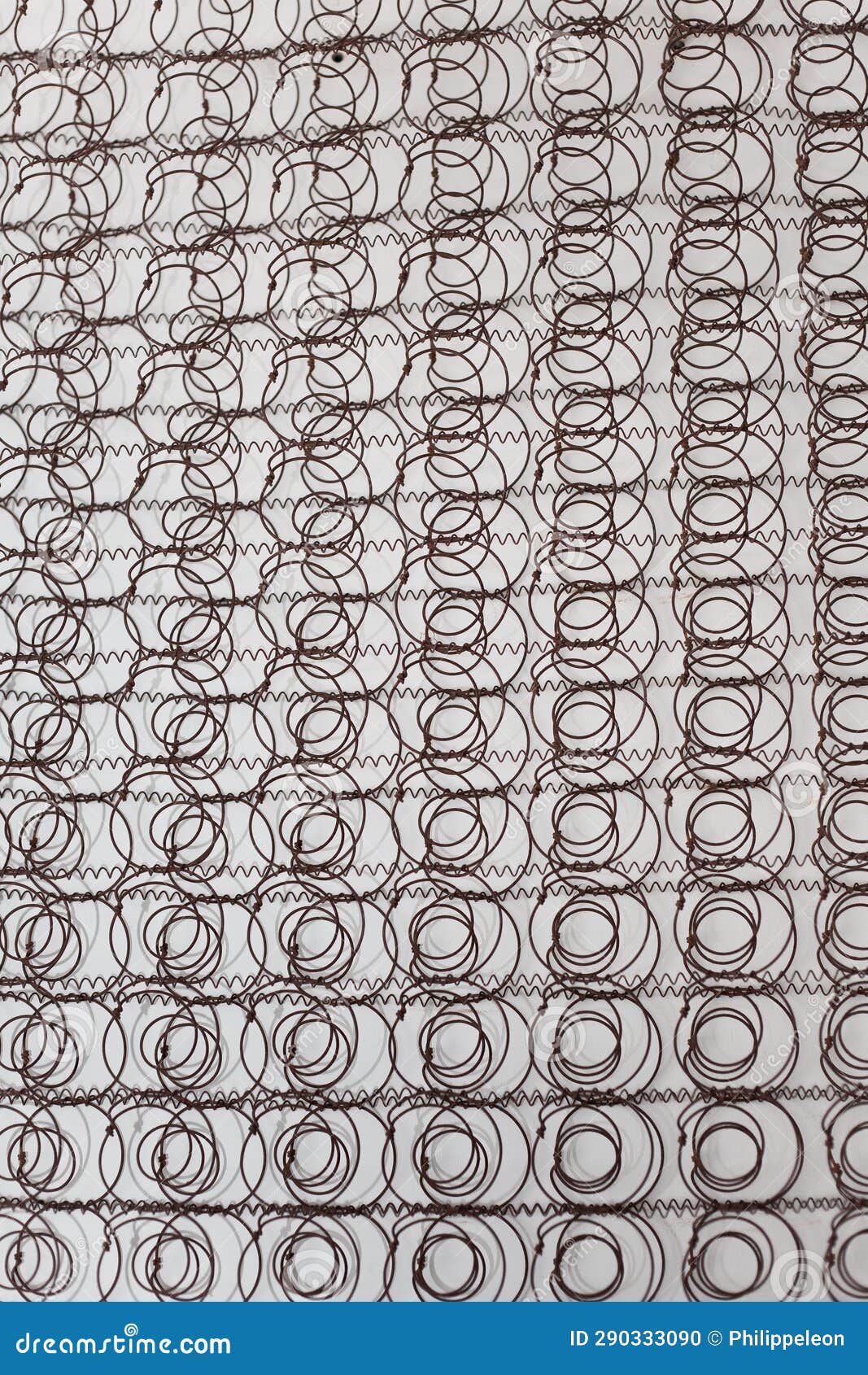 Mattress spring texture stock photo. Image of symmetry - 290333090