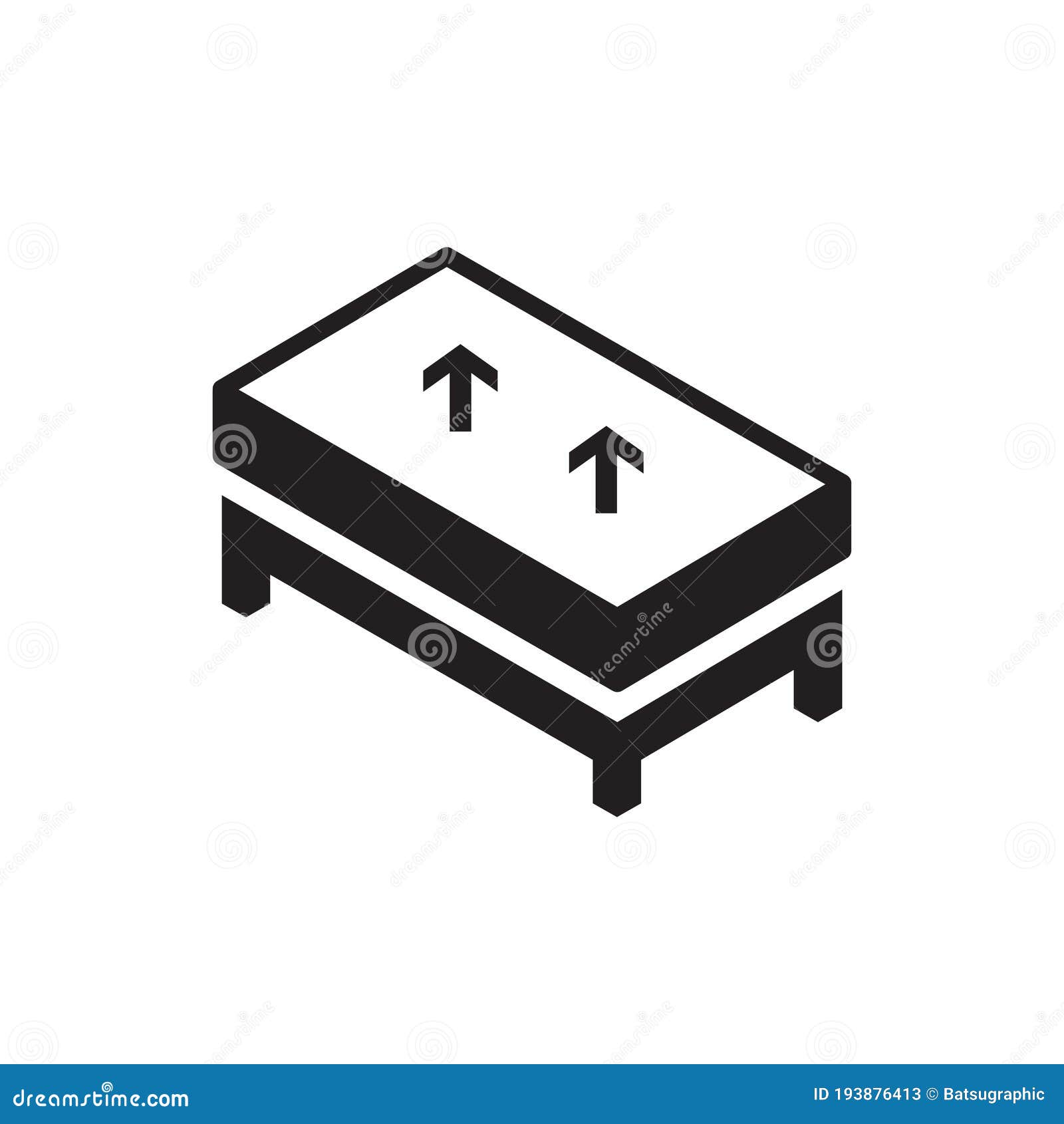 Mattress Vector Icon Logo Design Stock Vector - Illustration of ...