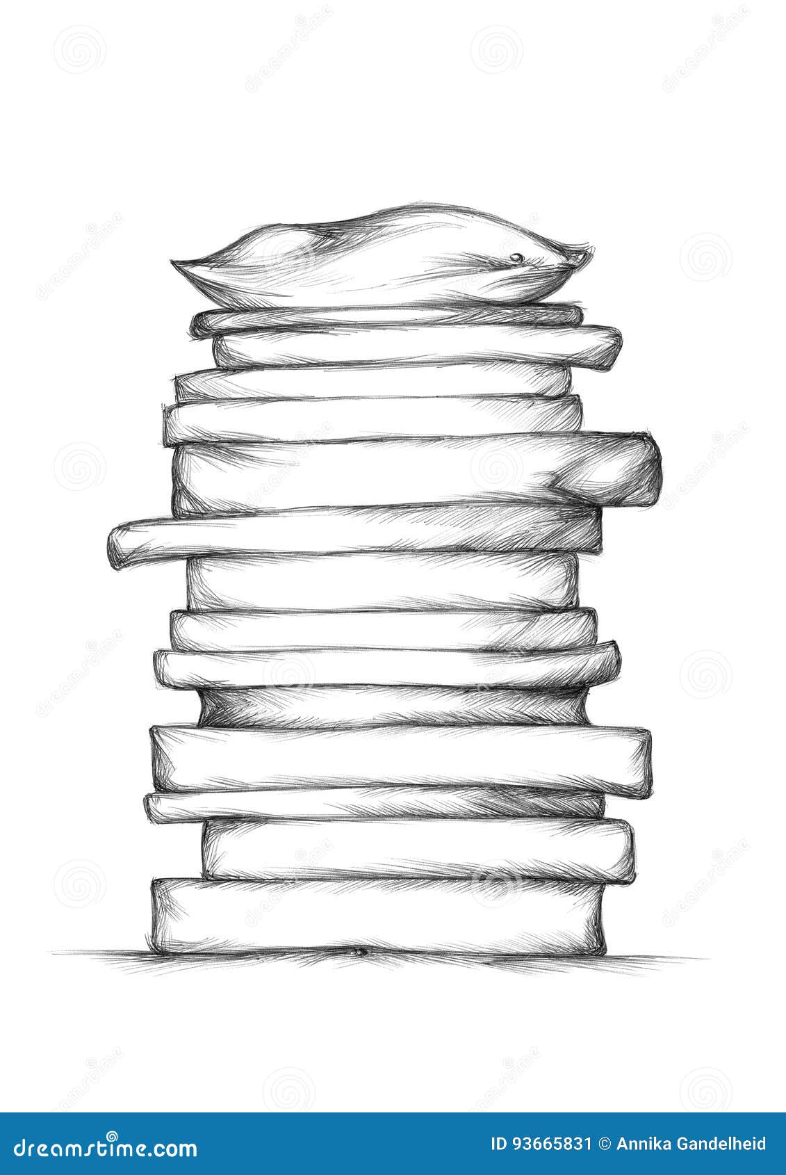 Mattresses stack stock illustration. Illustration of soft - 93665831