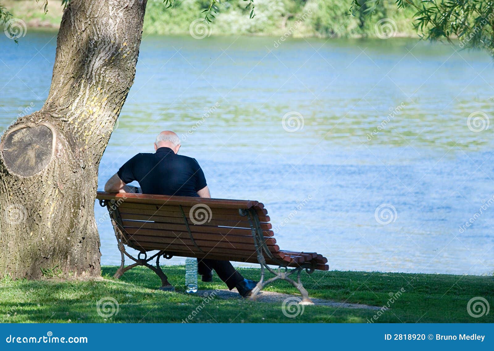 Mature adult relaxing stock photo. Image of outdoors, aging - 2818920