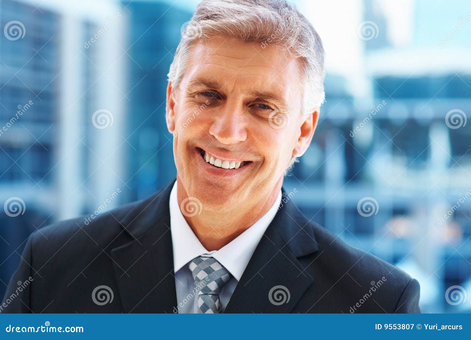 Mature Business Man with a Confident Smile Stock Image - Image of ...