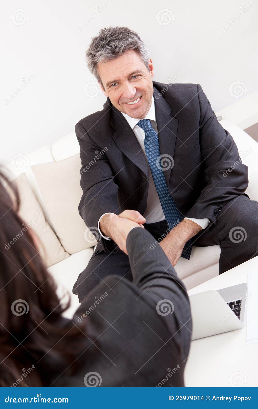 Mature Businessman at the Interview Stock Photo - Image of office, male ...