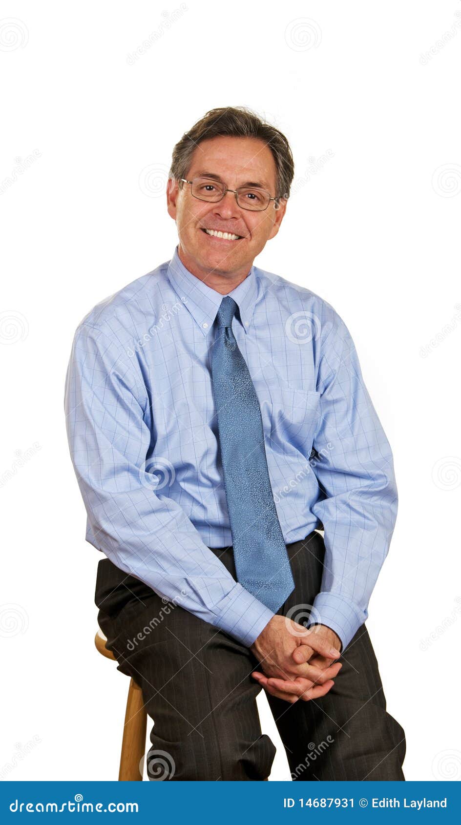 Mature Businessman with Sincere Expression Stock Image - Image of ...