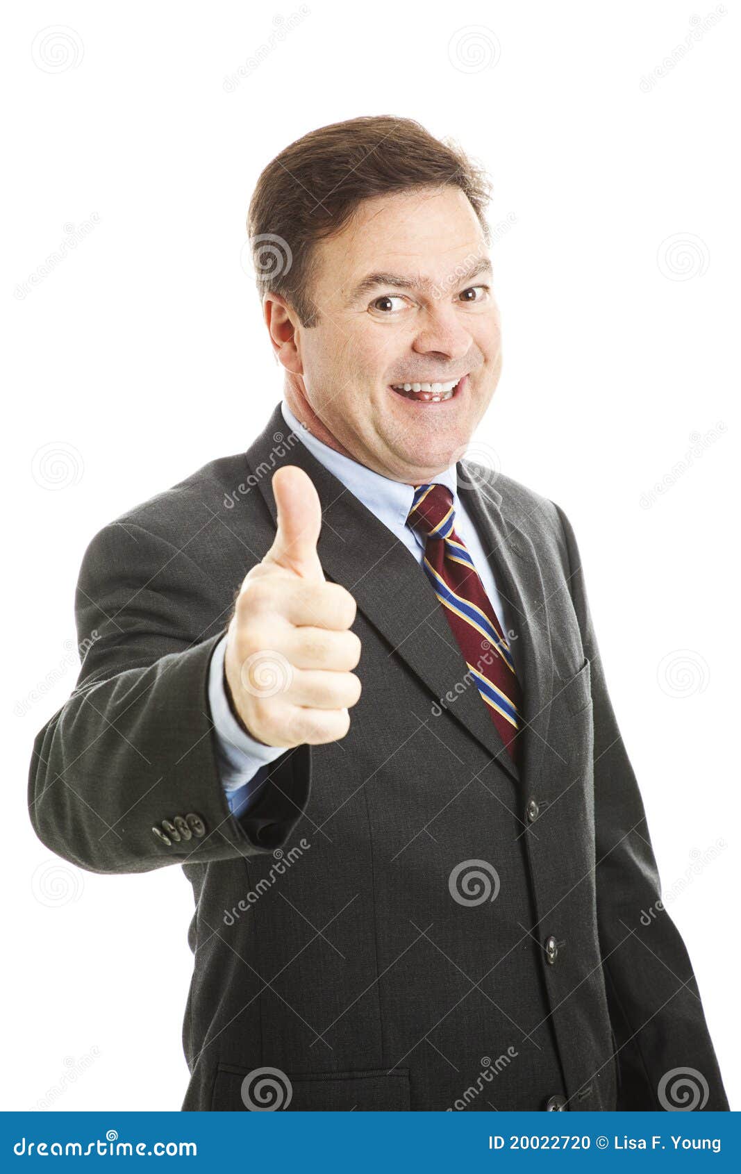 Mature Businessman - Thumbs Up Stock Photo - Image of gesture, mature ...