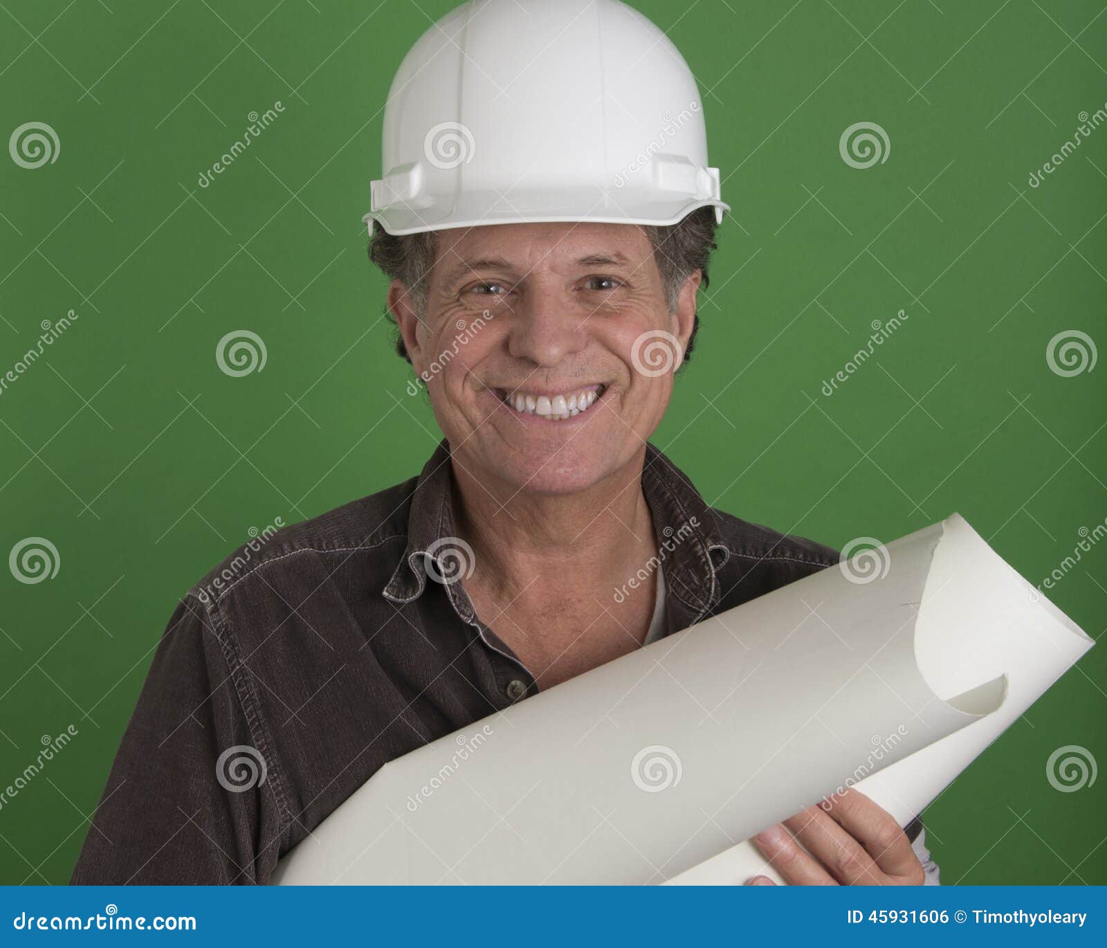 Mature Construction Man stock photo. Image of senior - 45931606
