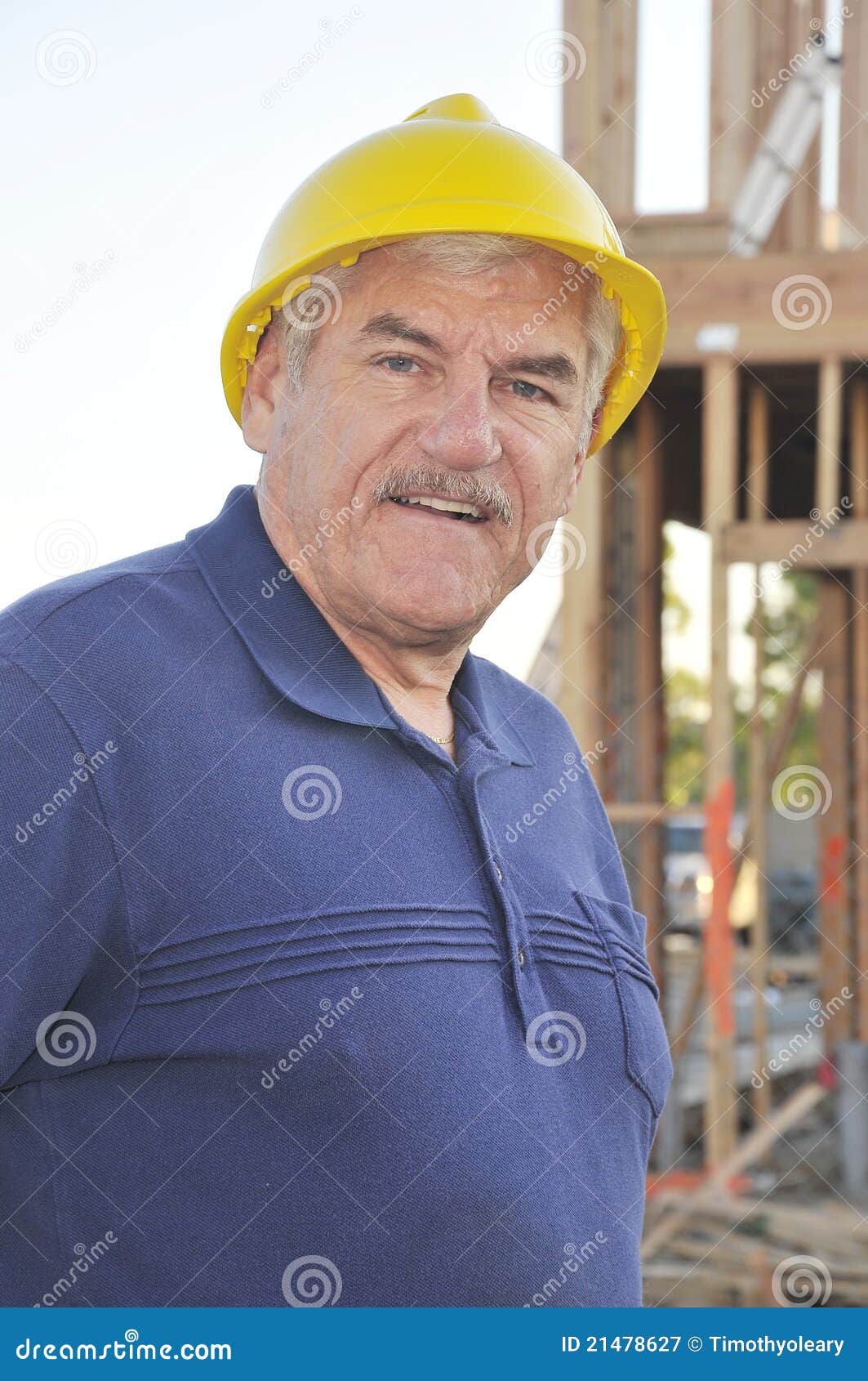 Mature Construction Worker stock image. Image of engineer - 21478627