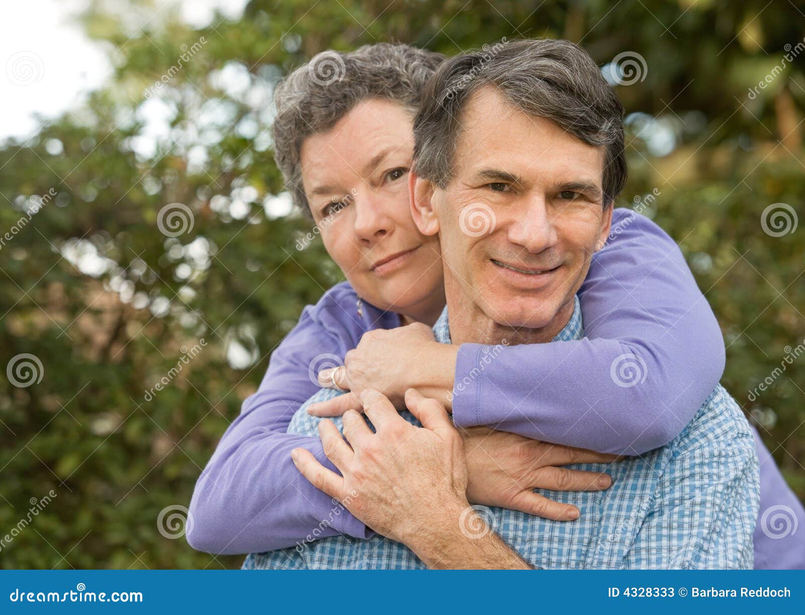 Mature Couple Hugging stock image. Image of hugging, hair - 4328333