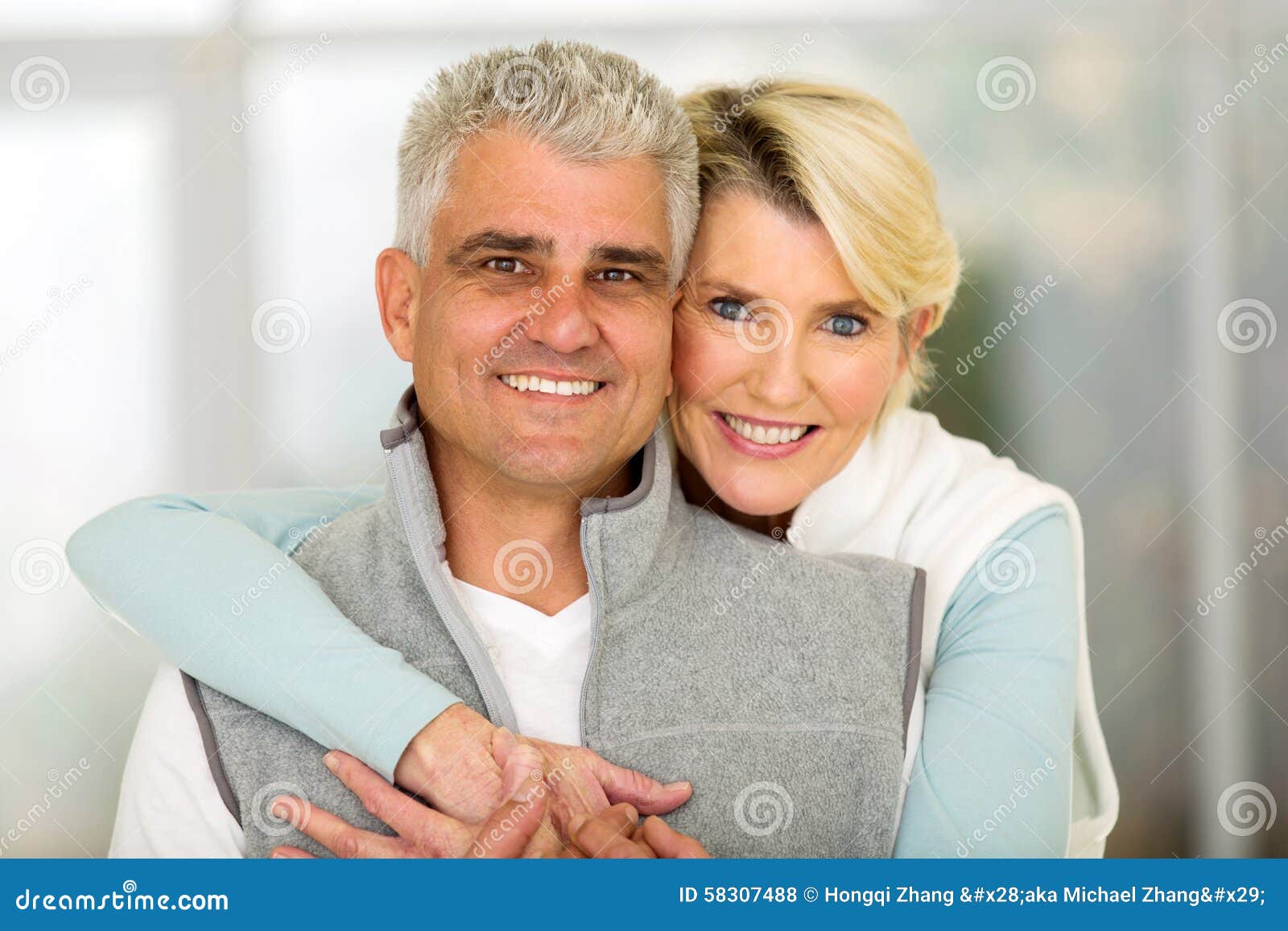 Mature couple hugging stock photo. Image of girlfriend - 58307488