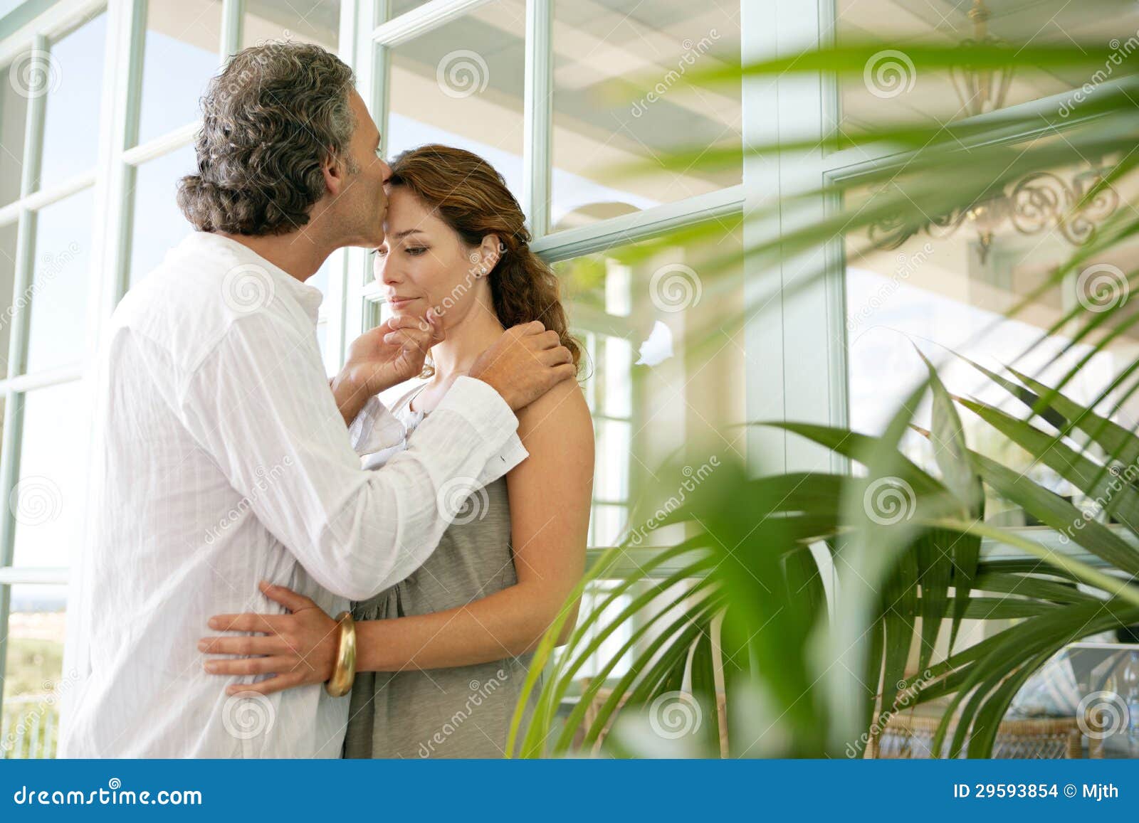 Mature Couple Hugging at Home. Stock Photo - Image of couple, boyfriend ...