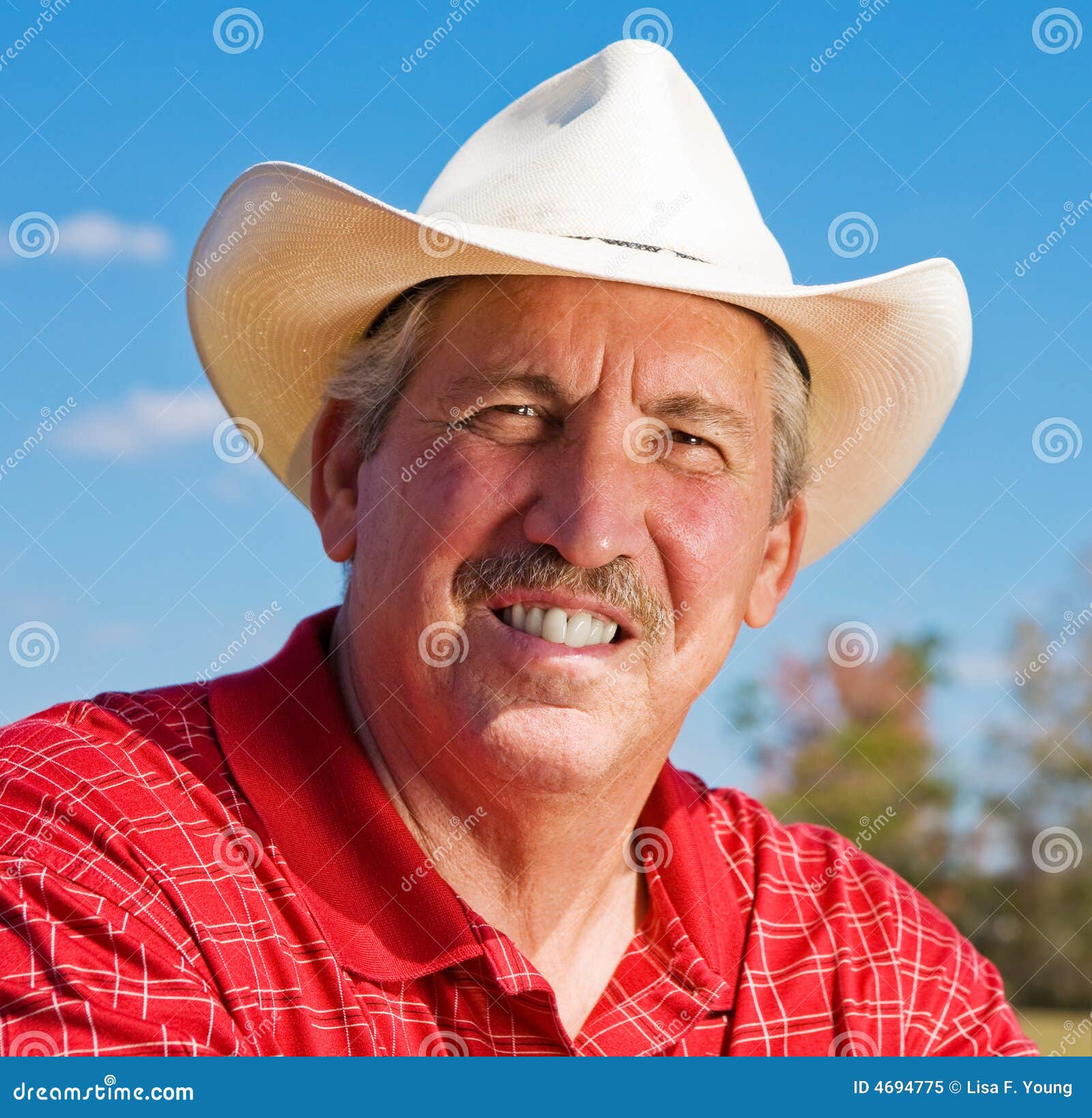 Mature Cowboy stock image. Image of looking, healthy, middle - 4694775