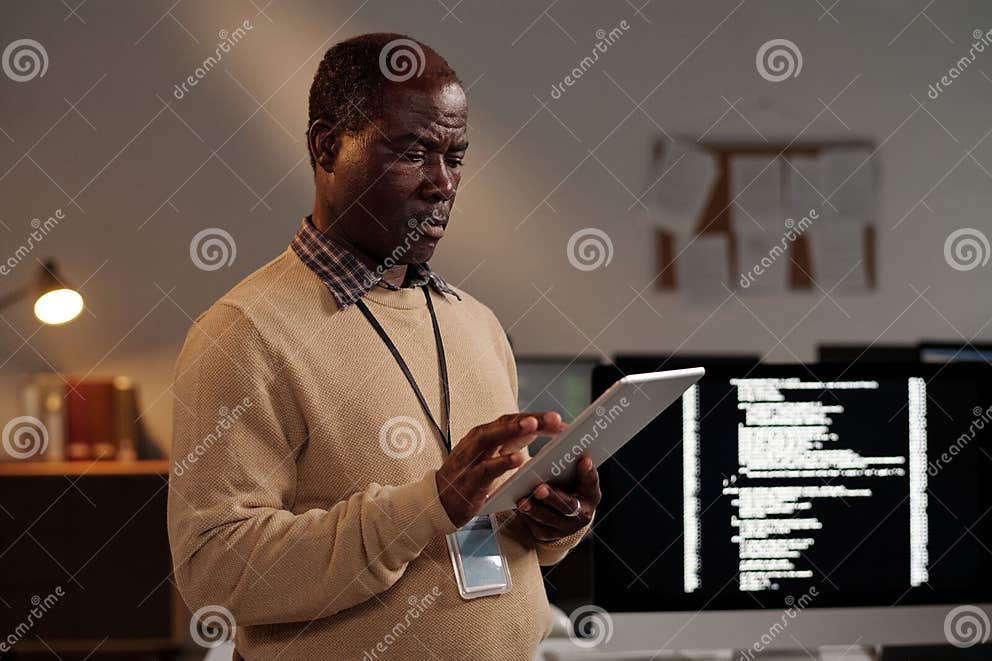 Decoding Online Data or Testing Software Stock Image - Image of ...