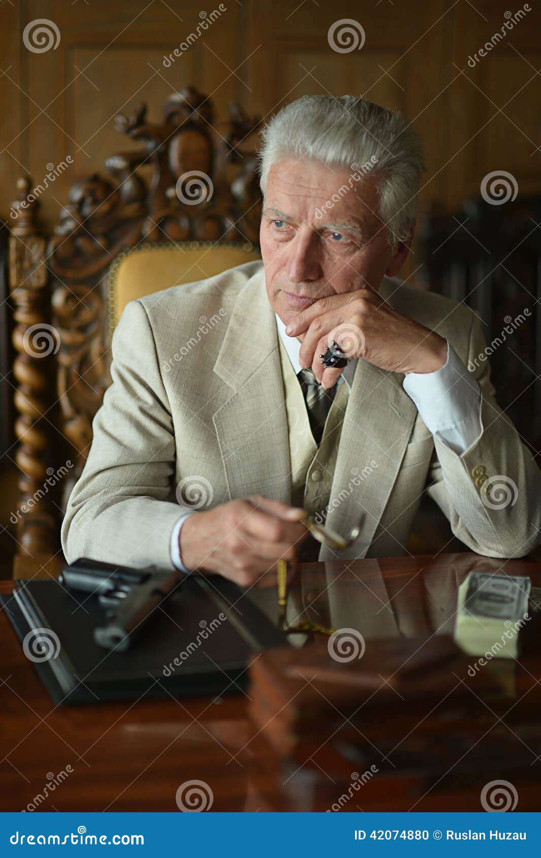 Mature male mafia stock photo. Image of gangster, criminal - 42074880