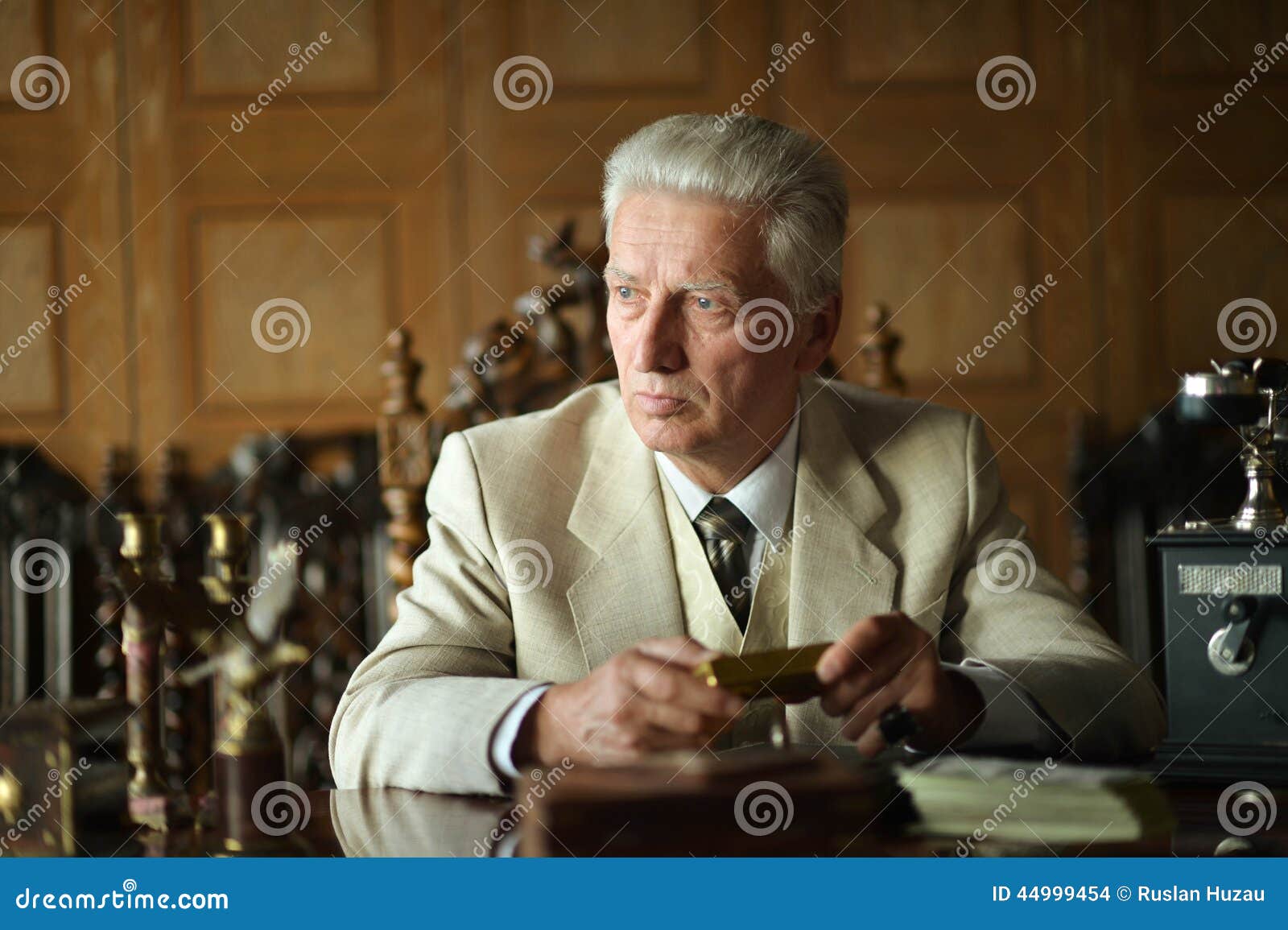 Mature male mafia boss stock photo. Image of confident - 44999454