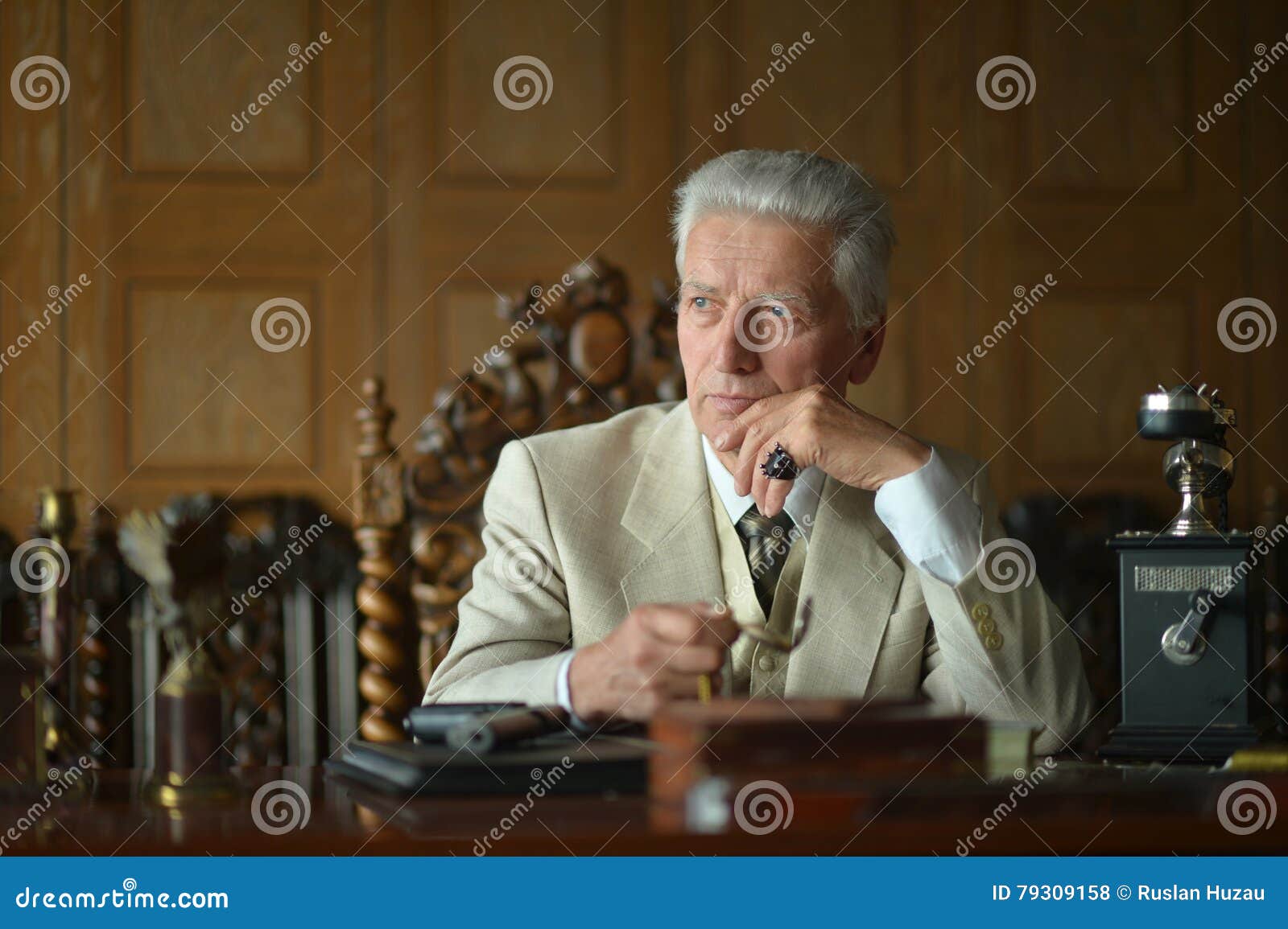 Mature male mafia boss stock photo. Image of businessman - 79309158