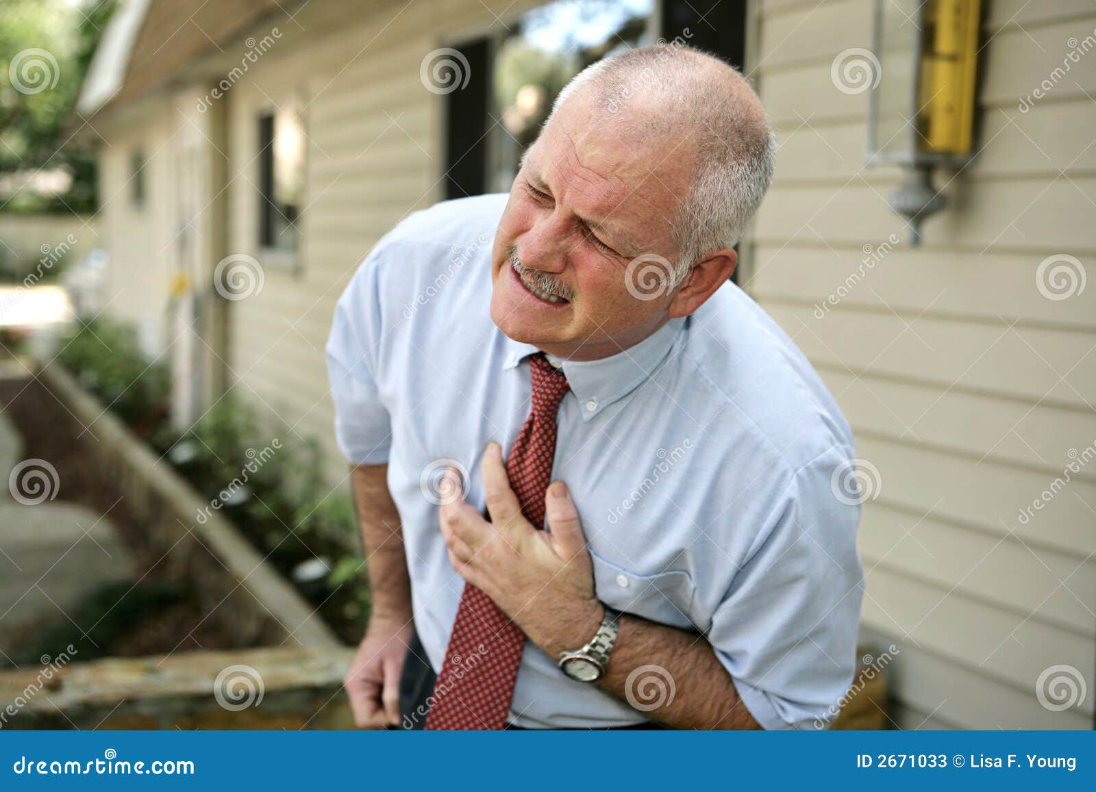 Mature Man - Heart Attack stock image. Image of fear, male - 2671033