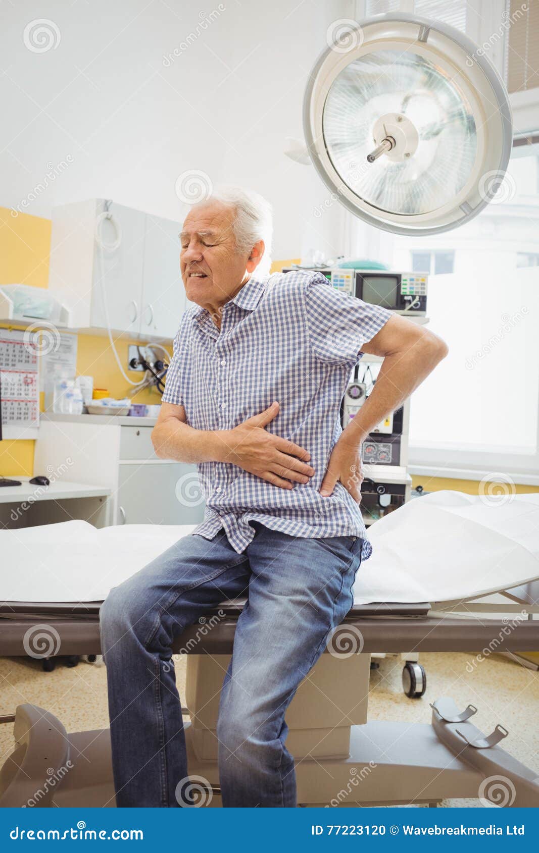Mature Man with Lower Back Pain Stock Photo - Image of sick, medical ...