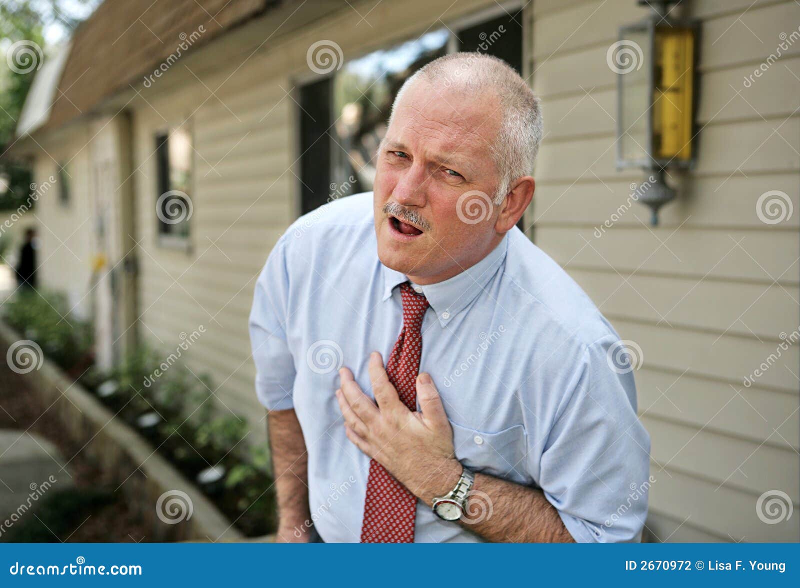 Mature Man in Pain stock photo. Image of chest, appendicitis - 2670972