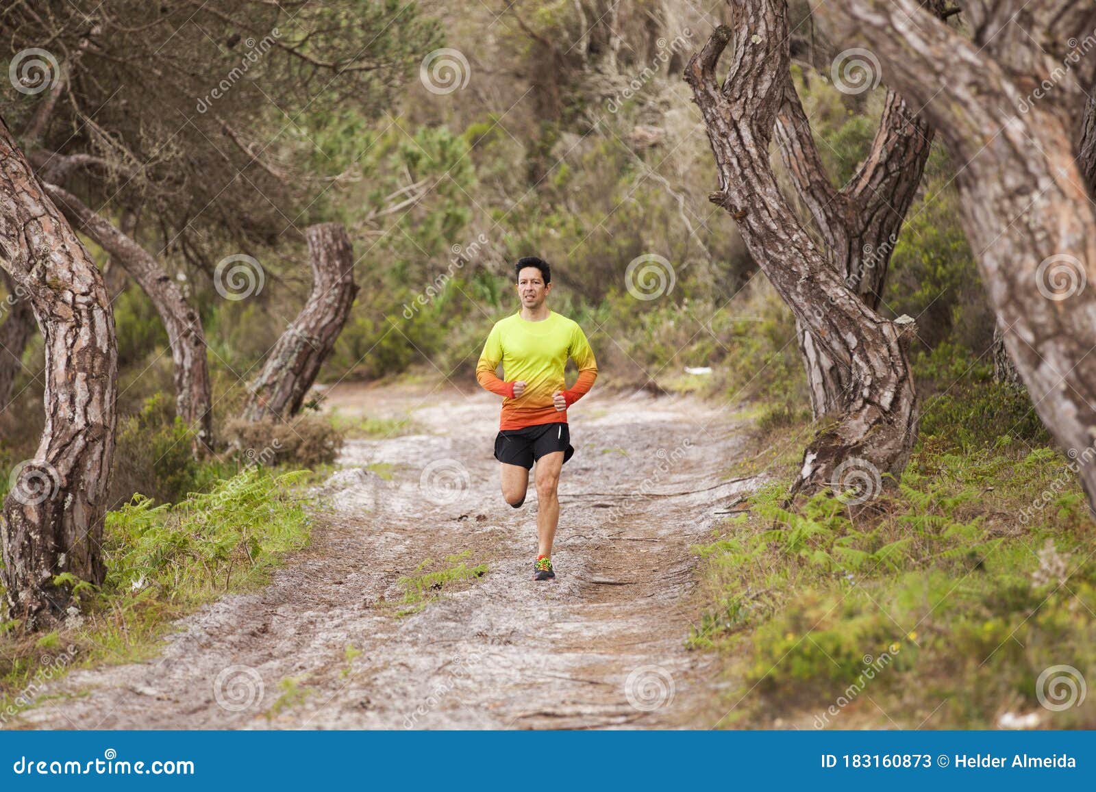 Mature Man Running at the Park Stock Image - Image of exercise, jogging ...