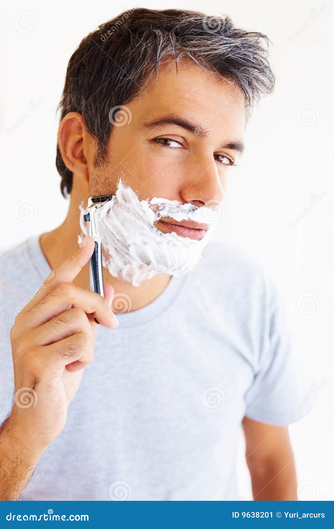 A Mature Man Shaving His Beard Stock Image - Image of health, close ... A Mature Man Shaving His Beard Stock Image - Image of health, close ...