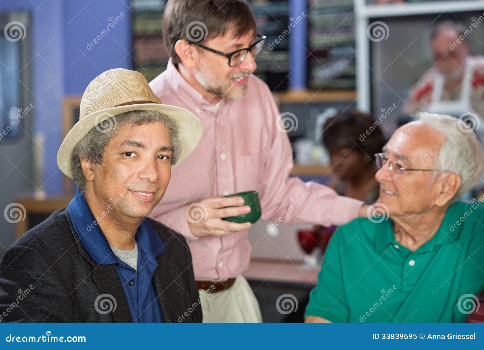 Mature Men Conversing stock image. Image of middle, people - 33839695