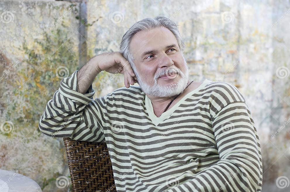 Mature Men Outdoors Stock Image Image Of Husband Blue 10322973
