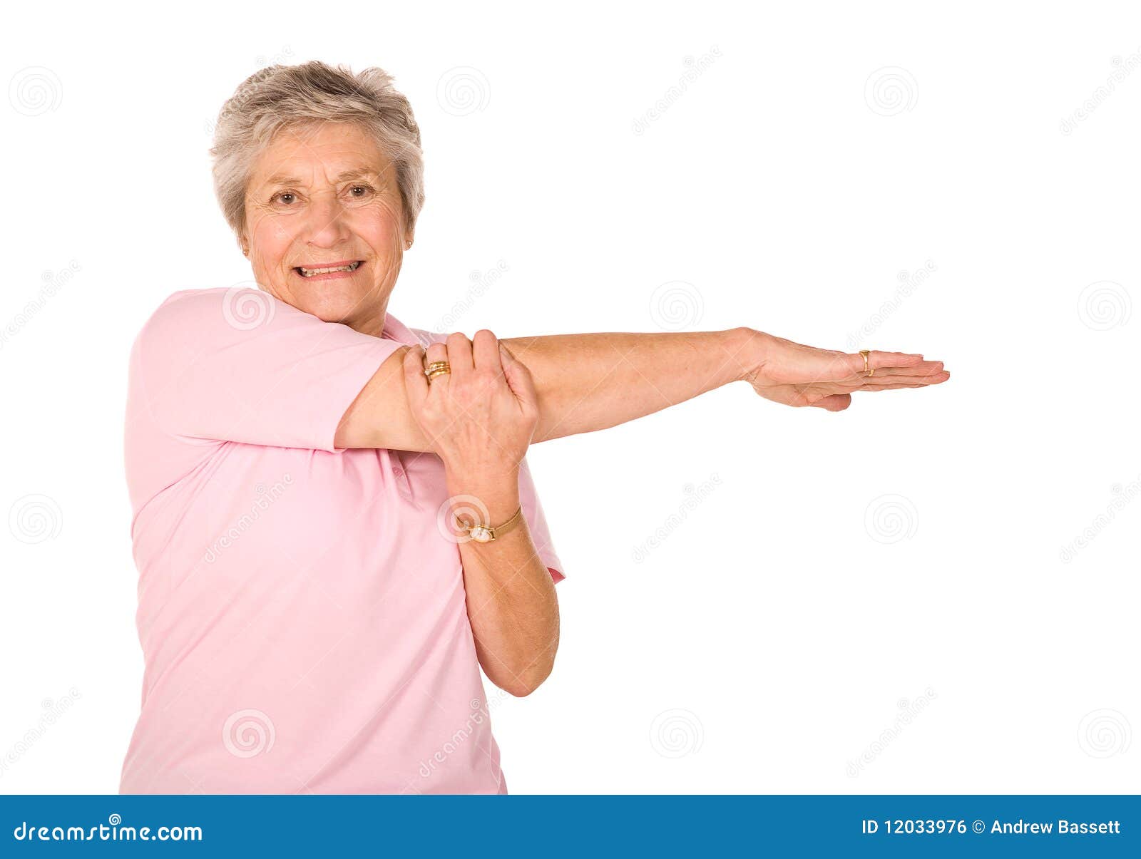 Mature Older Lady Stretching Stock Photo - Image of mature, ladies ...