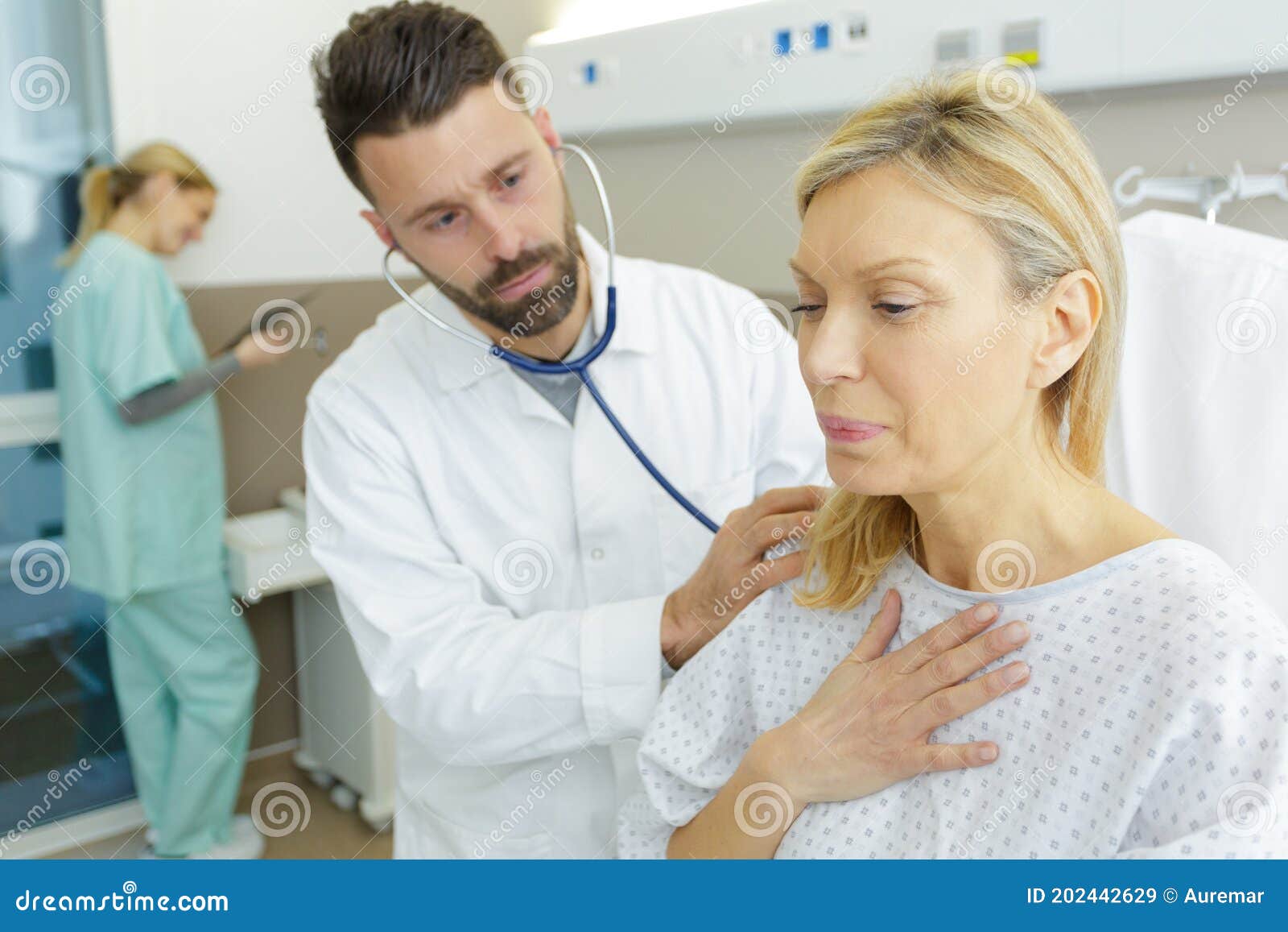 Mature patient in ward stock image. Image of ambulance - 202442629