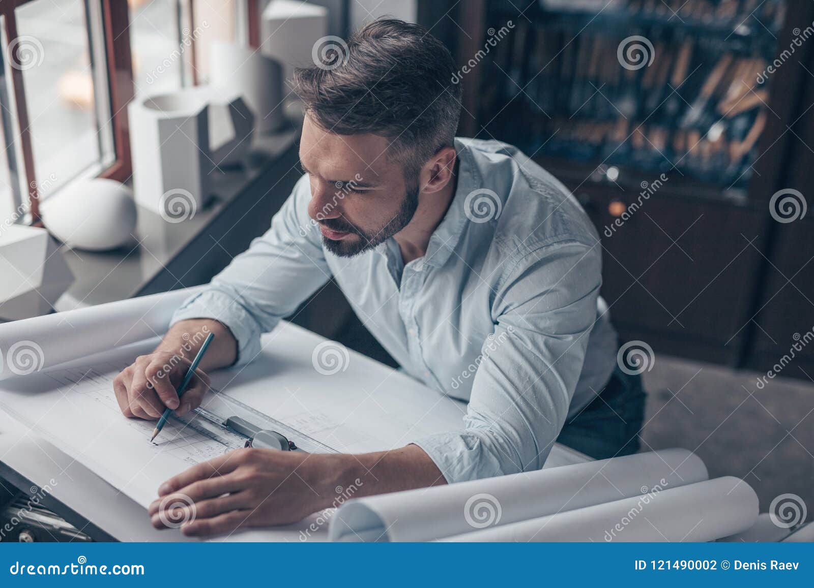 Mature Professional at Work Stock Photo - Image of business, interior ...