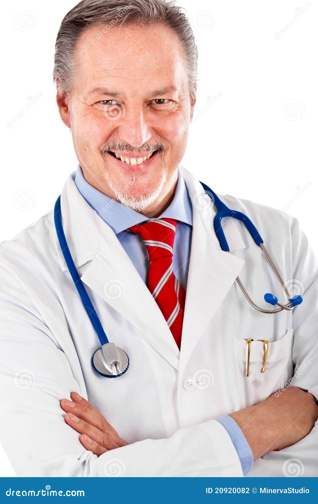 Mature serious doctor stock photo. Image of handsome - 20920082