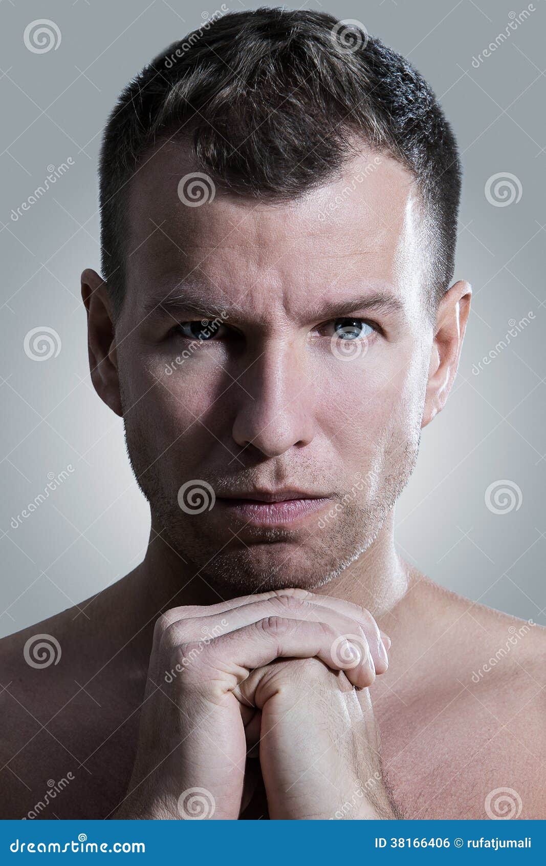 Mature, serious man stock photo. Image of body, concentrate - 38166406