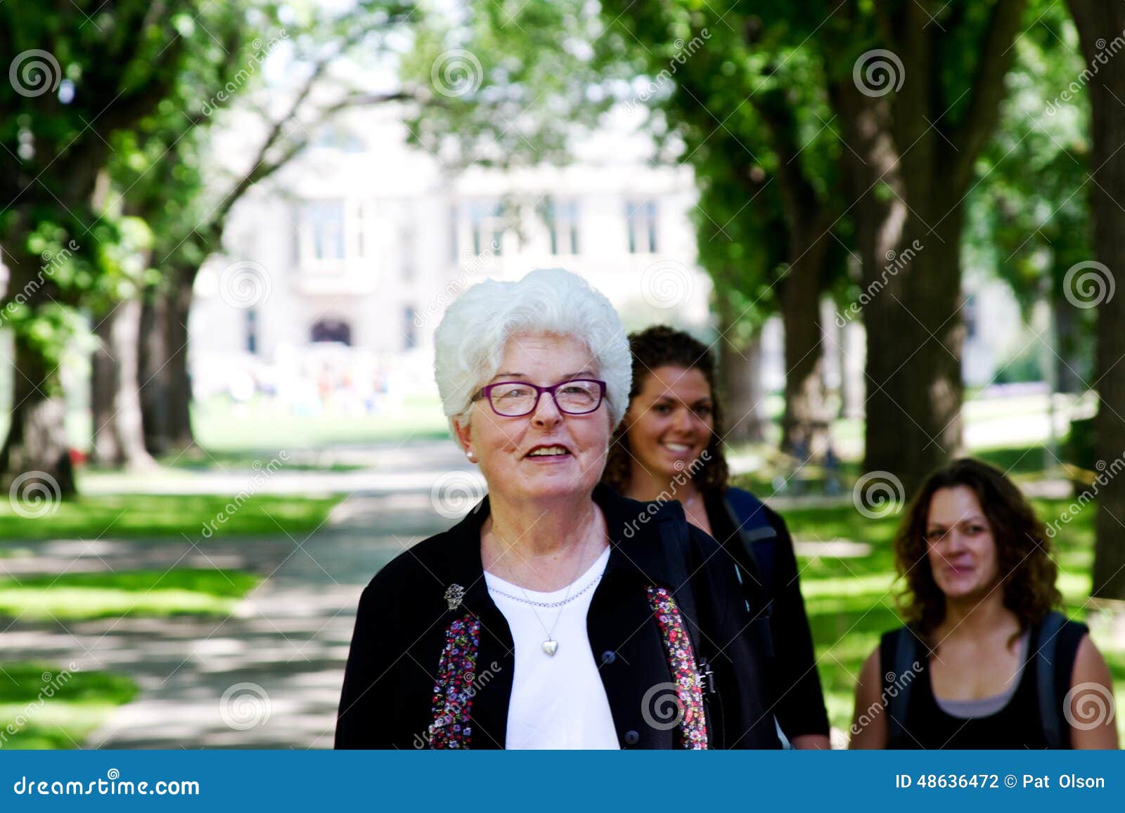 Mature Student at University Stock Photo - Image of campus, college ...