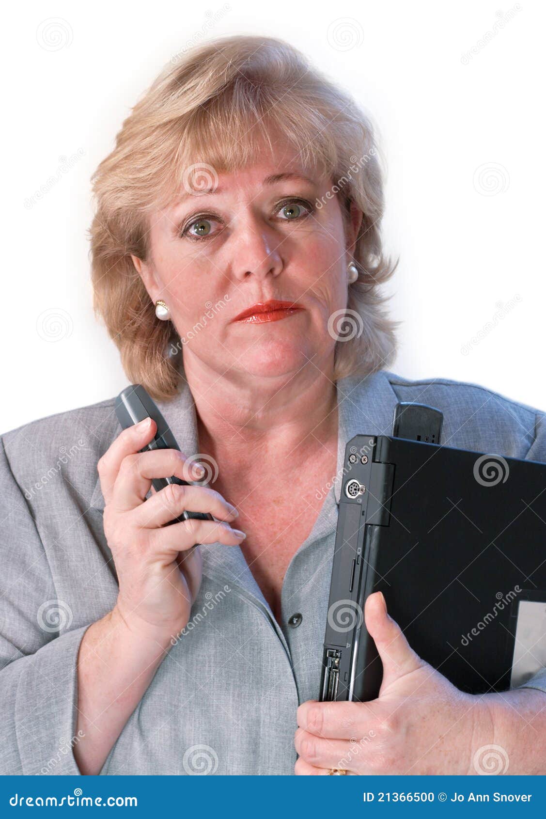 Mature woman concerned stock photo. Image of executive - 21366500