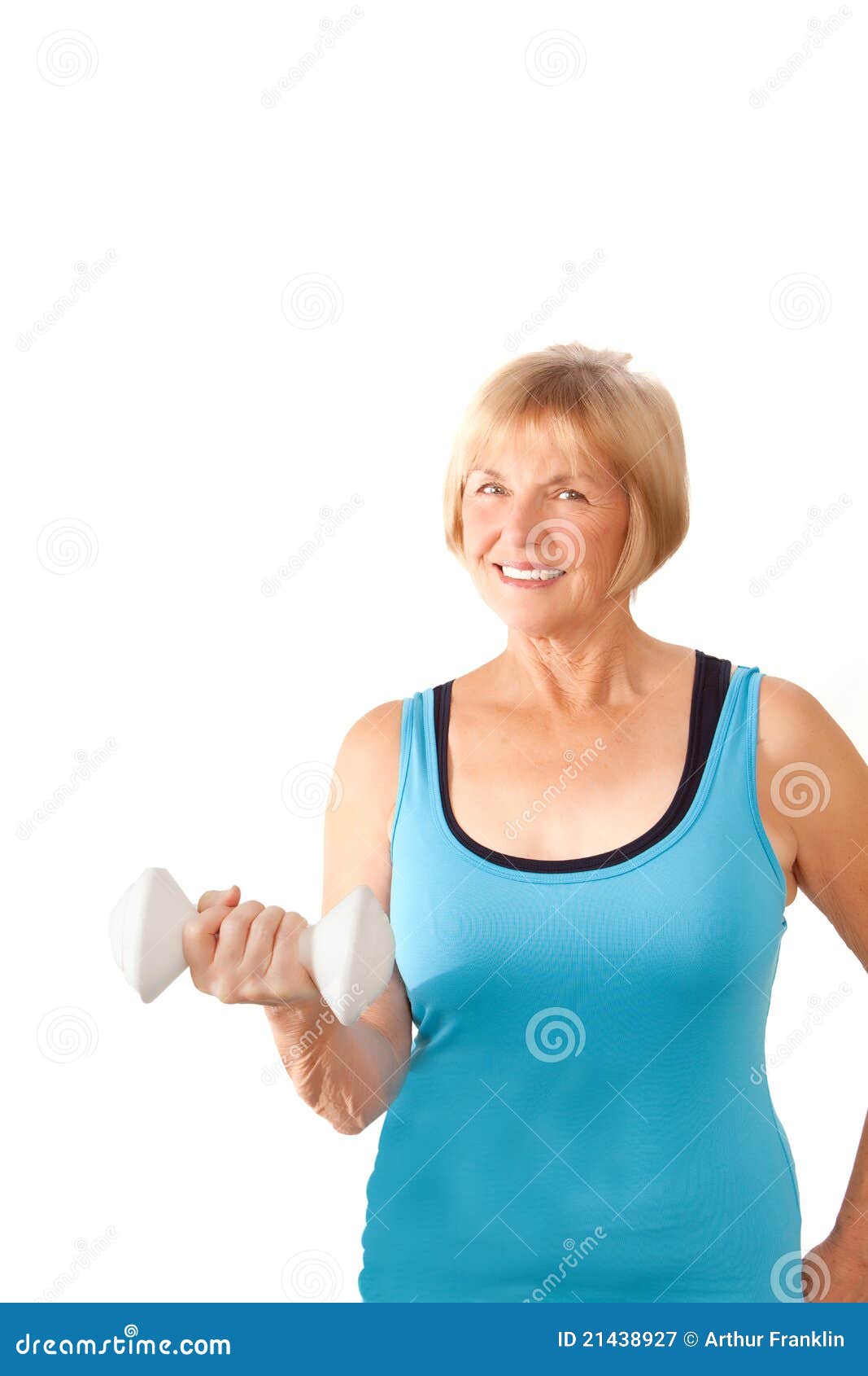 Mature woman exercising stock image. Image of body, exercise - 21438927