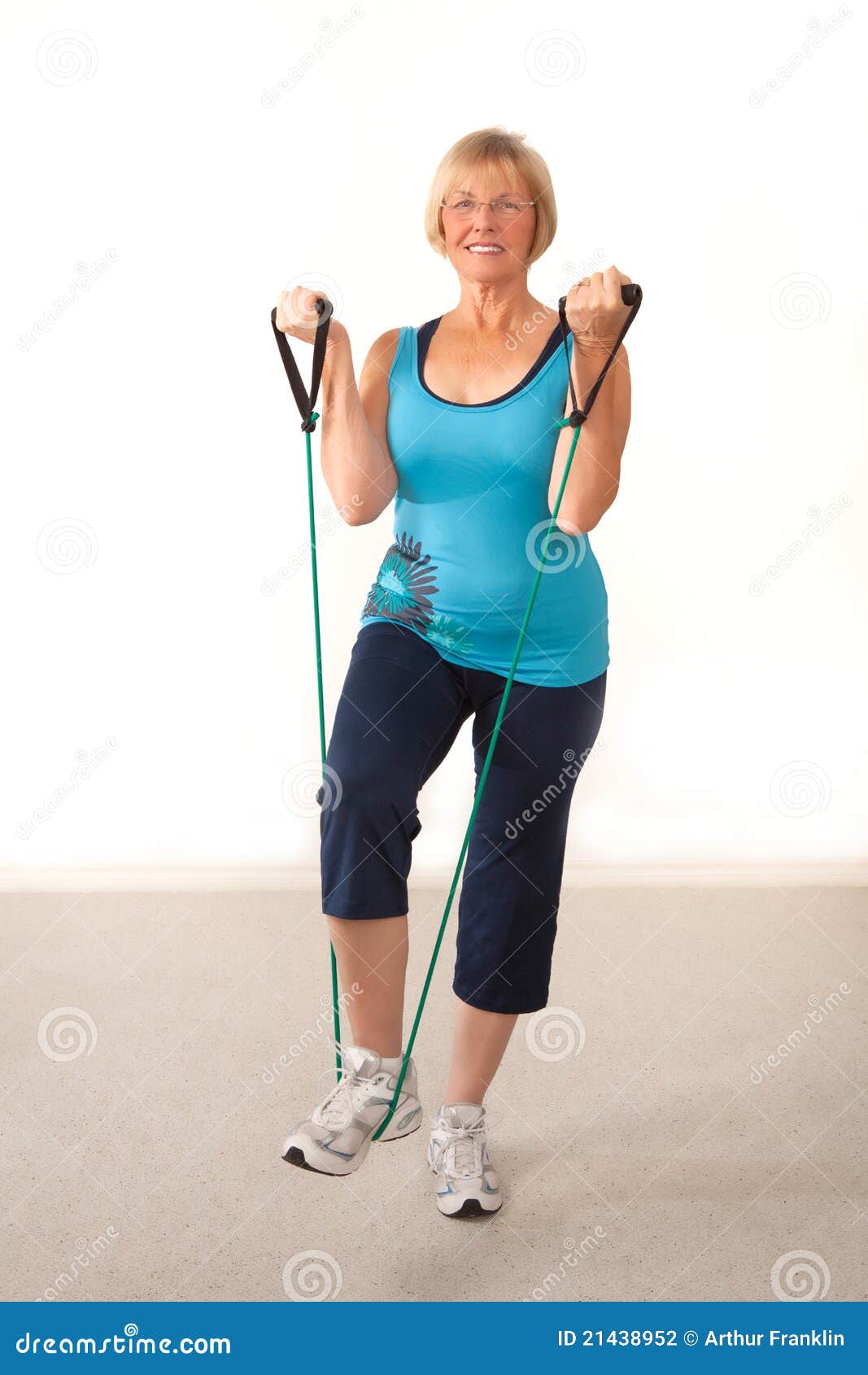 Mature woman exercising stock photo. Image of adult, body - 21438952
