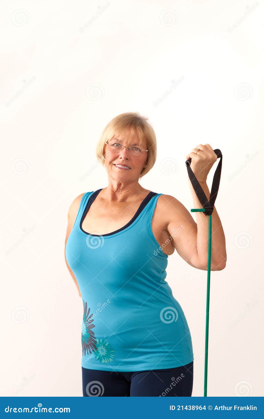 Mature woman exercising stock photo. Image of female - 21438964