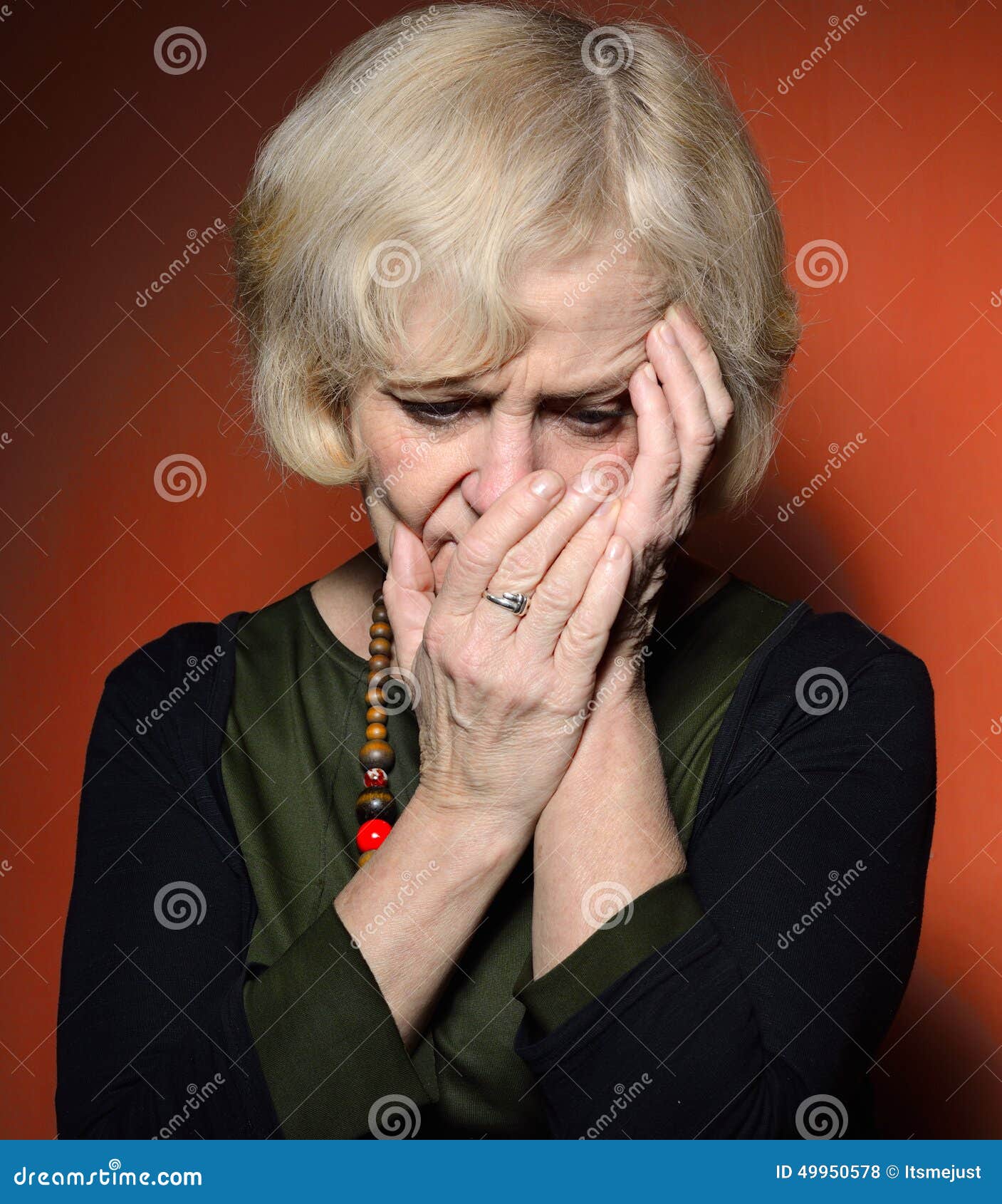 Mature Woman with Problems. Stock Photo - Image of despair, depressed ...