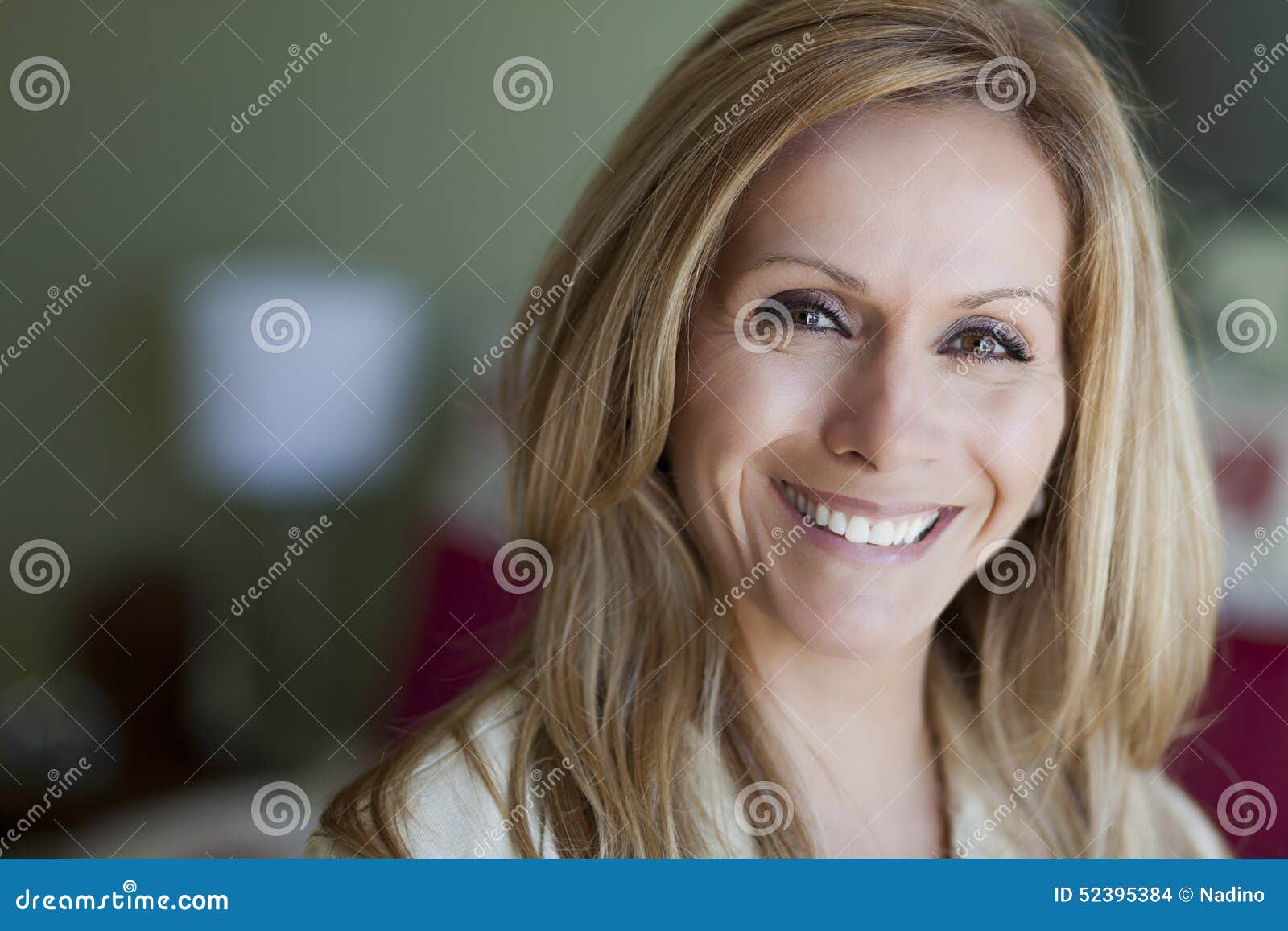 Mature Woman Smiling at the Camera Stock Photo - Image of confidence ...