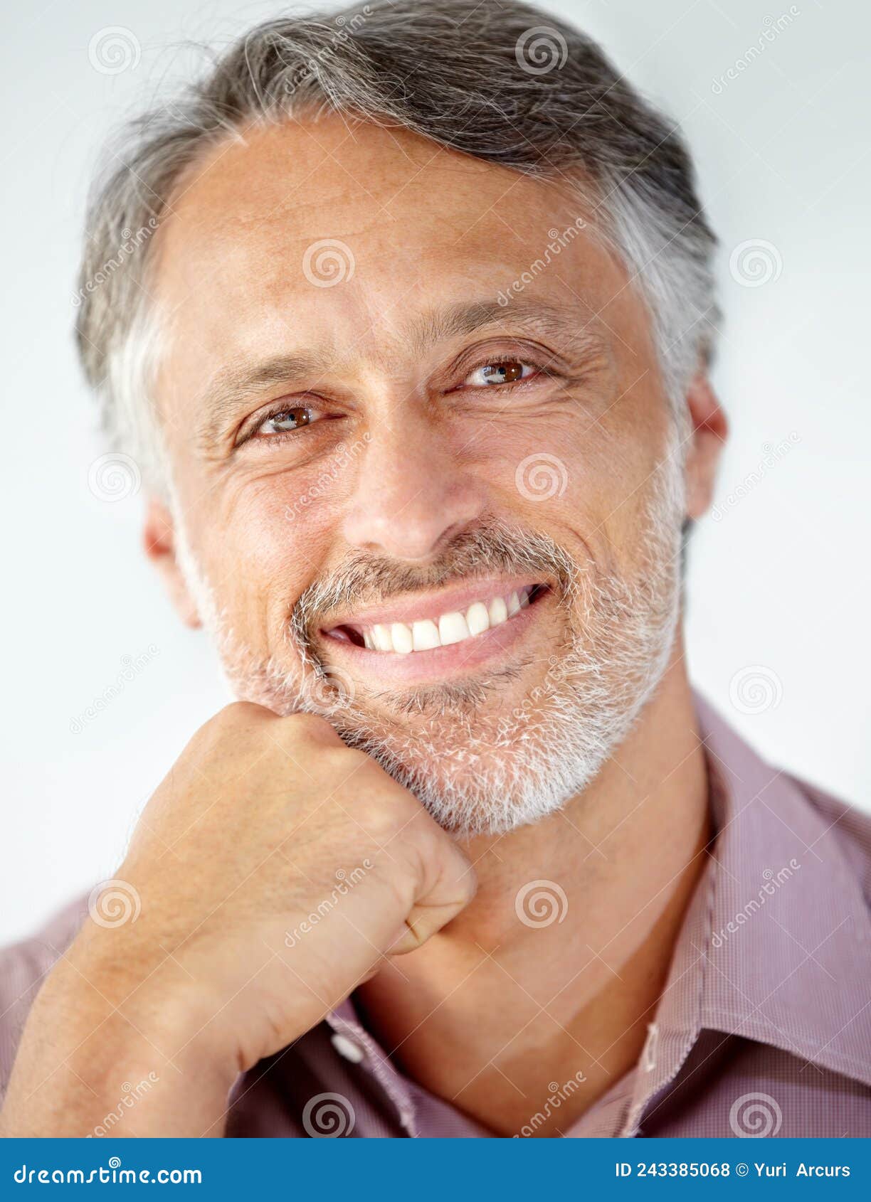 Maturity Brings Wisdom. a Mature Man Smiling at the Camera. Stock Photo ...